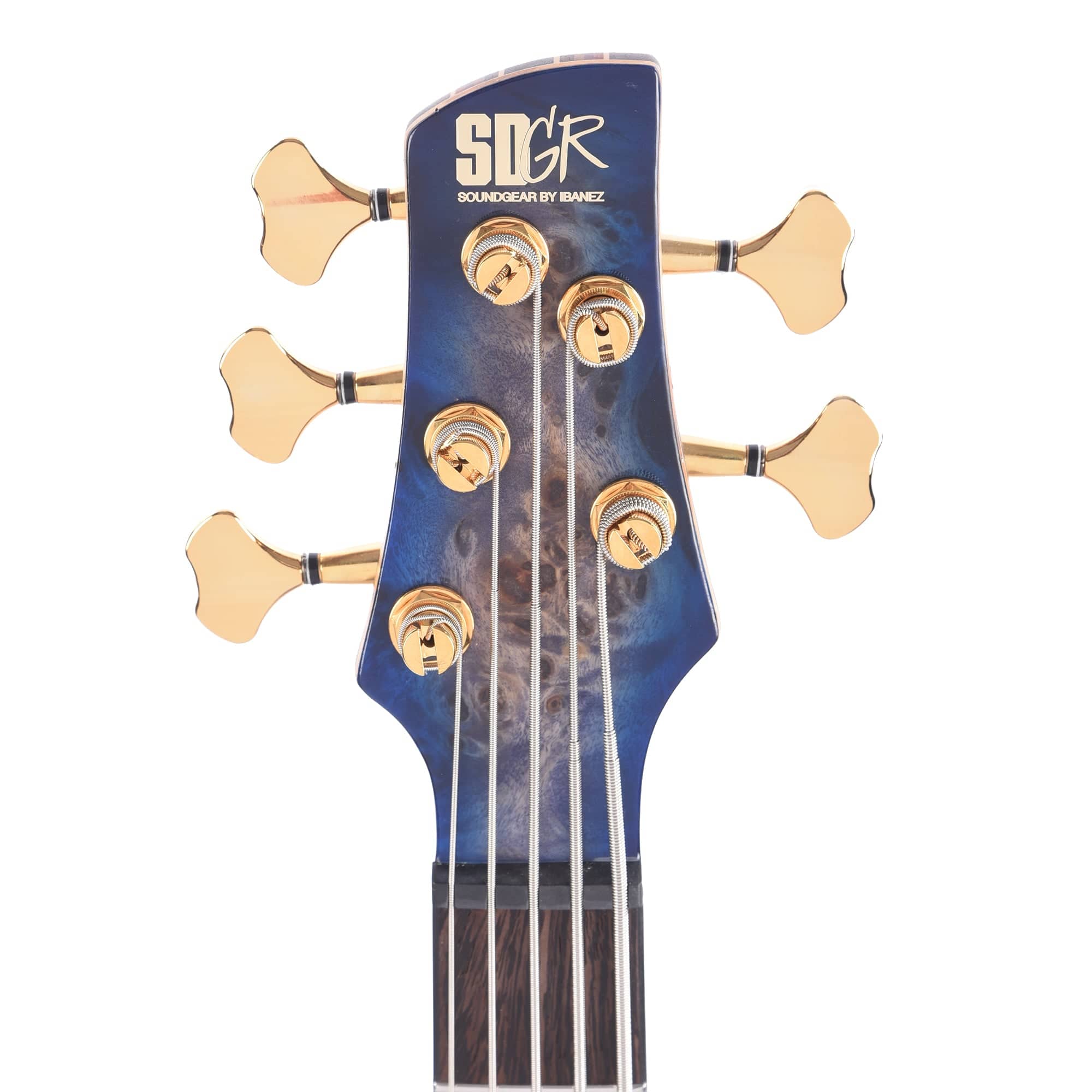 Ibanez SR2605LCBB SR Premium 5-String Electric Bass Cerulean Blue Burs ...