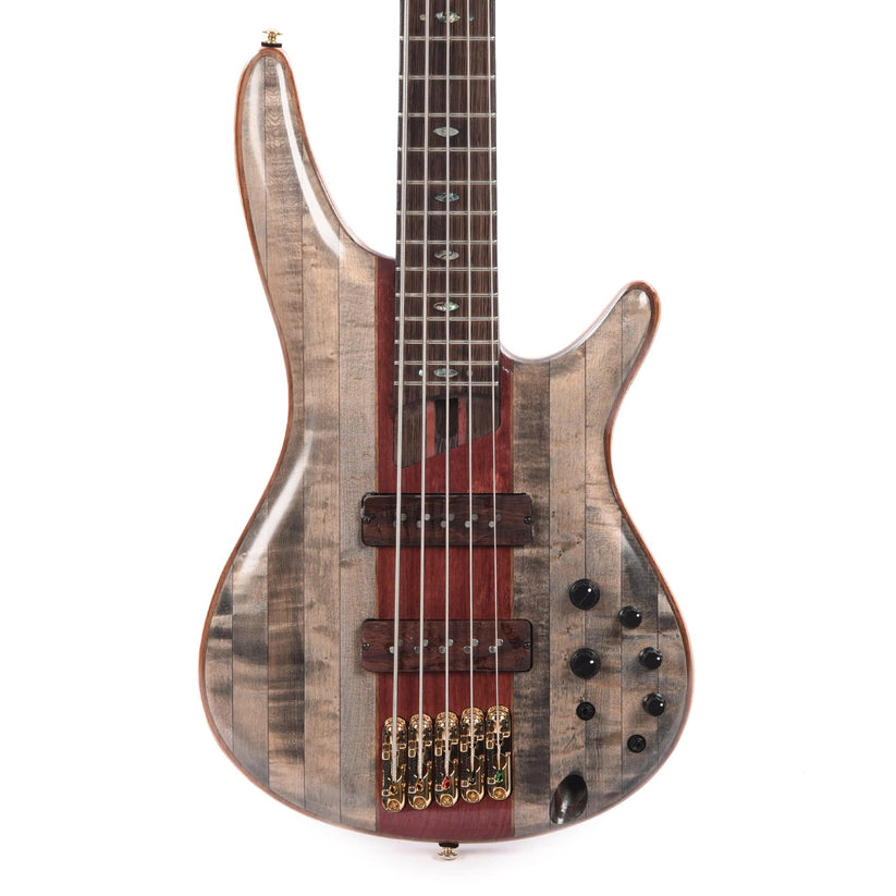 Ibanez SR5CMDX Premium 5-String Bass Black Ice Low Gloss – Chicago ...