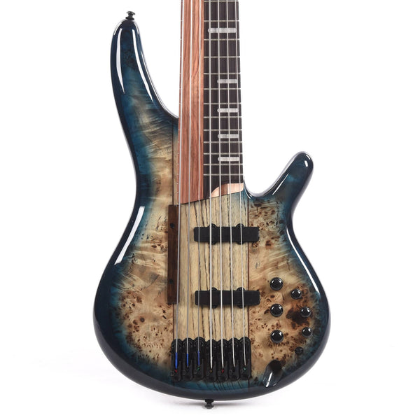 Ibanez SRAS7CBS SR Bass Workshop 7-String Electric Bass Cosmic Blue St ...