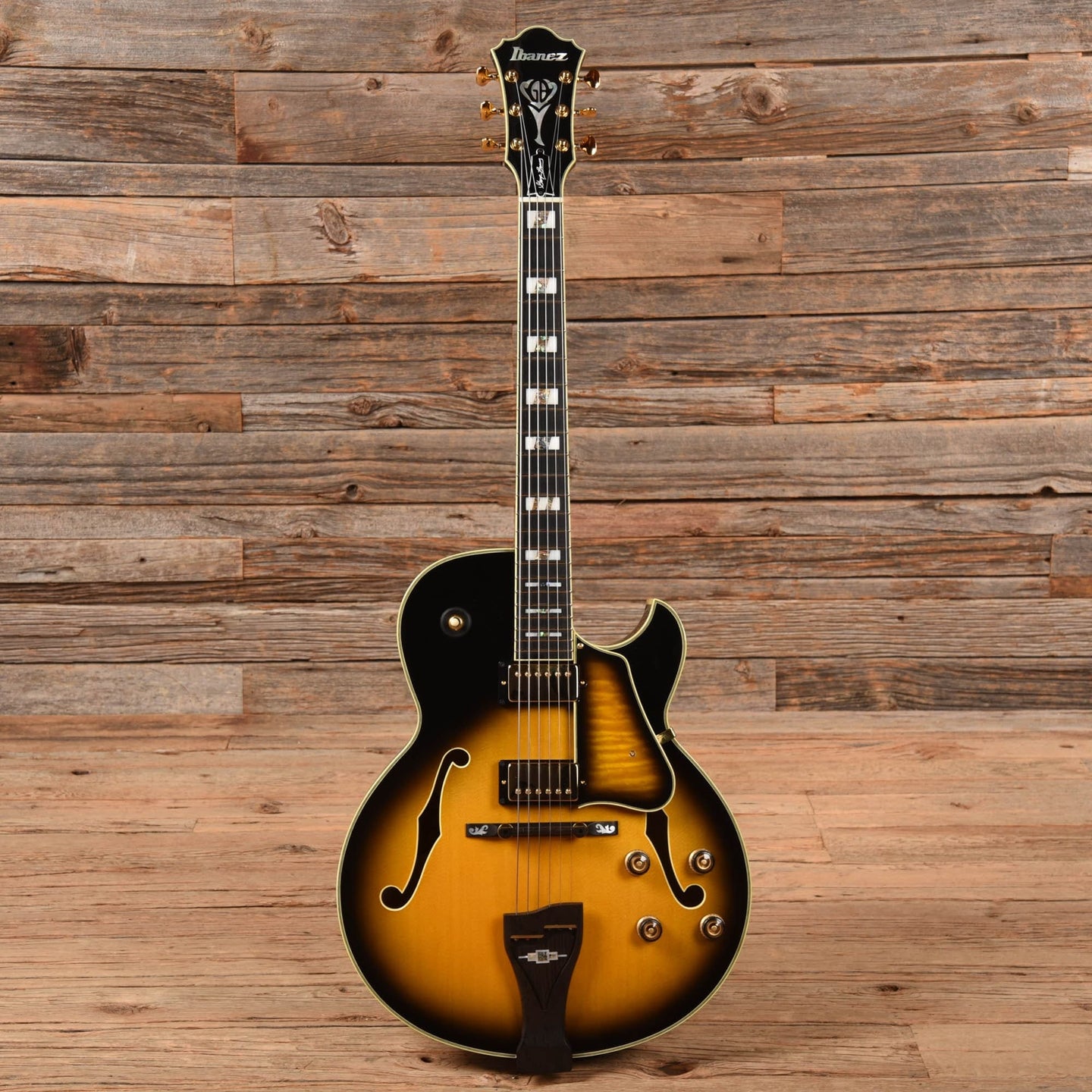 Ibanez LGB300-VYS George Benson Signature Sunburst – Chicago Music Exchange