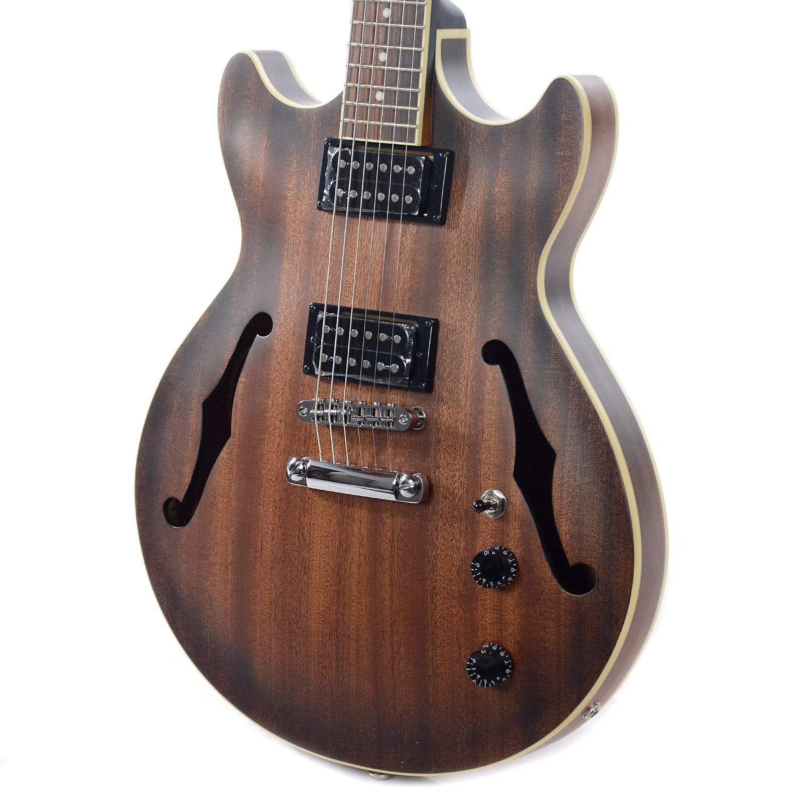 Ibanez AM53 Artcore Semi-Hollow Body Tobacco Flat – Chicago Music Exchange