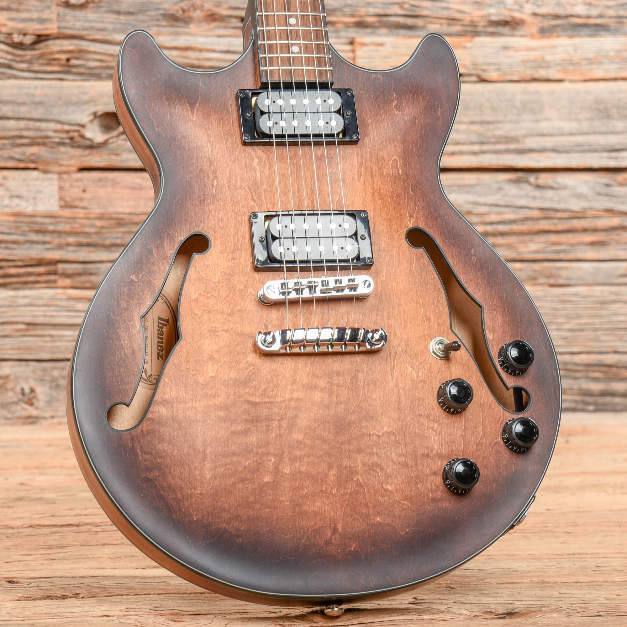 Ibanez AM73B-TF Artcore Series Semi-Hollow Tobacco Flat 2016 – Chicago ...