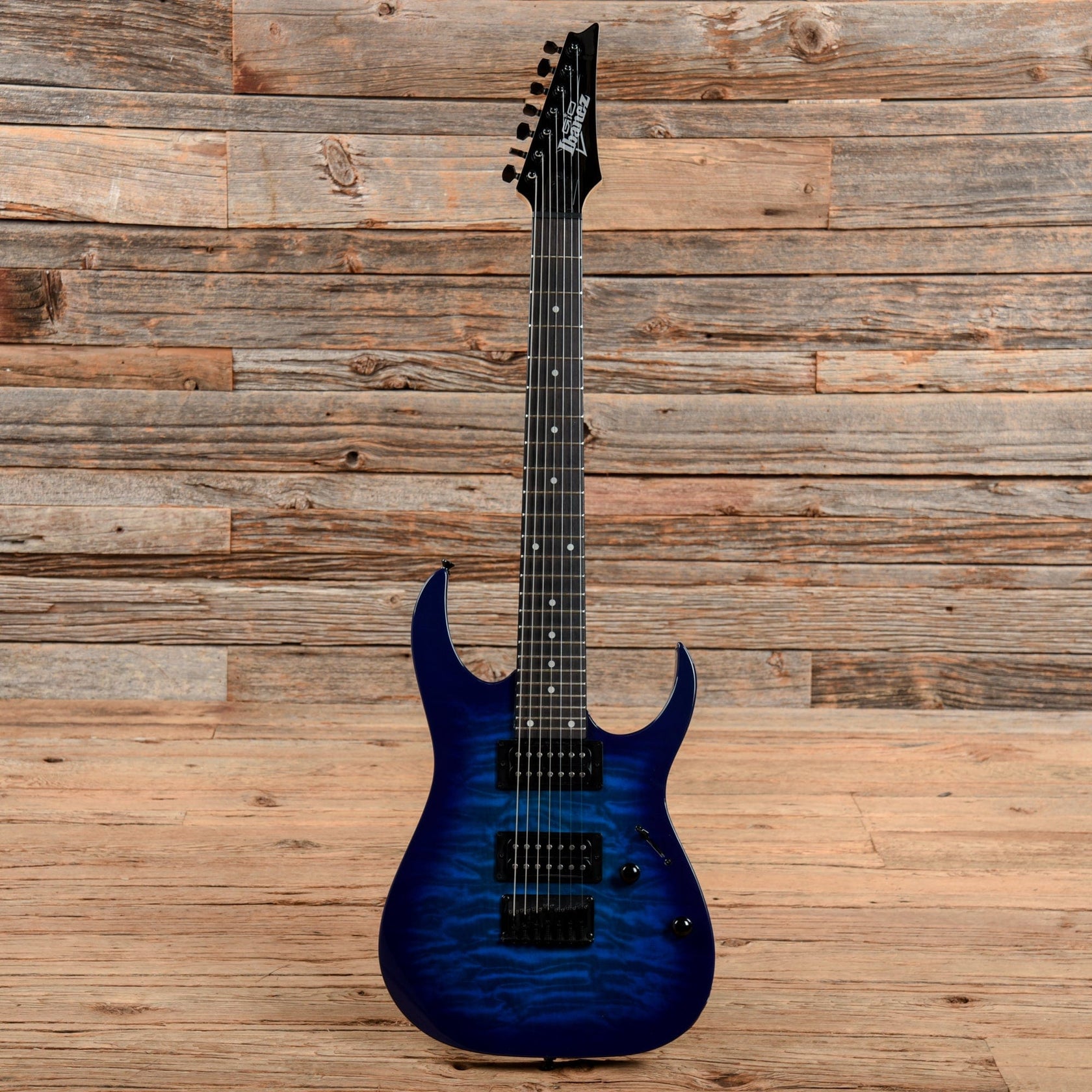 Ibanez GRG7221QA Gio 7-String Transparent Blue Burst 2020 – Chicago ...