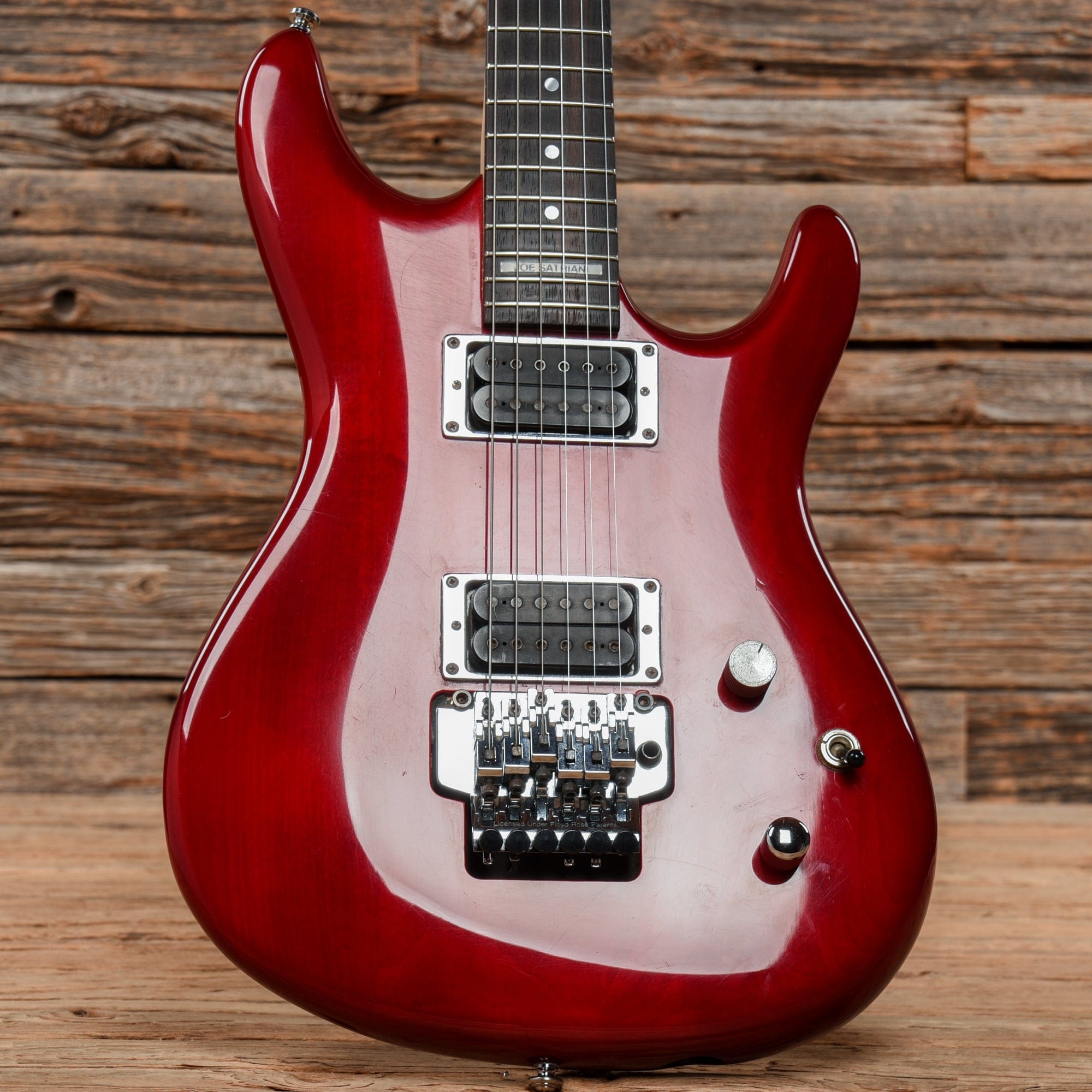 Ibanez JS100 Joe Satriani Signature Transparent Red – Chicago Music ...