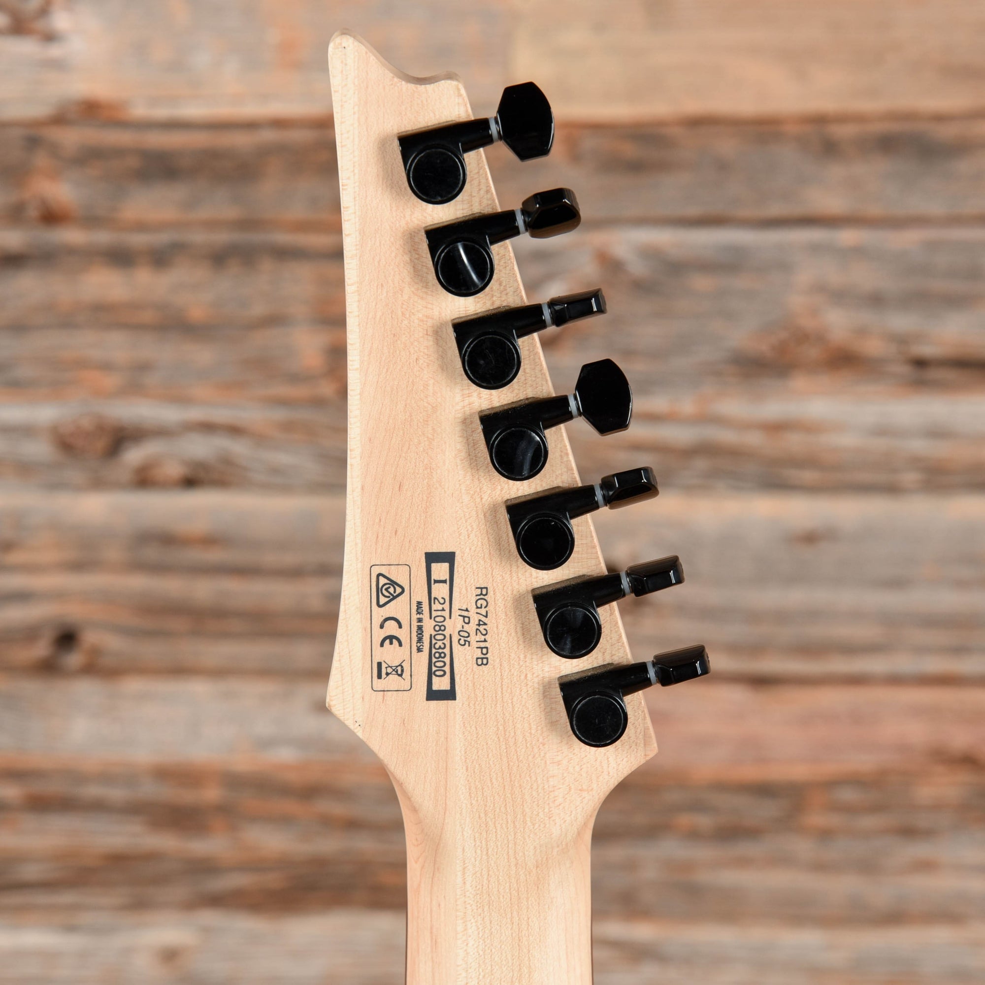 Ibanez RG7421PB Pearl Black Fade Metallic 2021 – Chicago Music Exchange