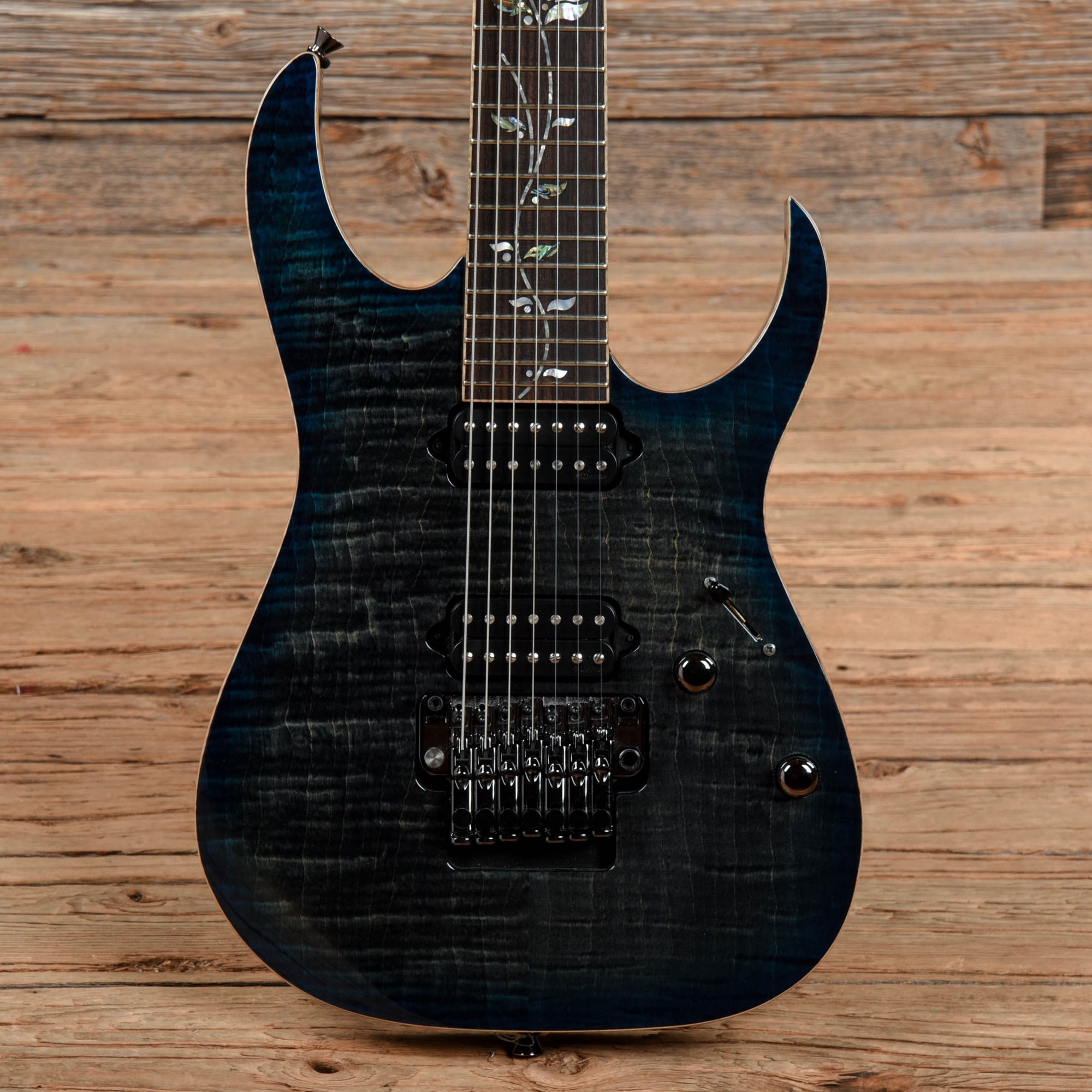 Ibanez RG8527Z J. Custom Blue Burst – Chicago Music Exchange