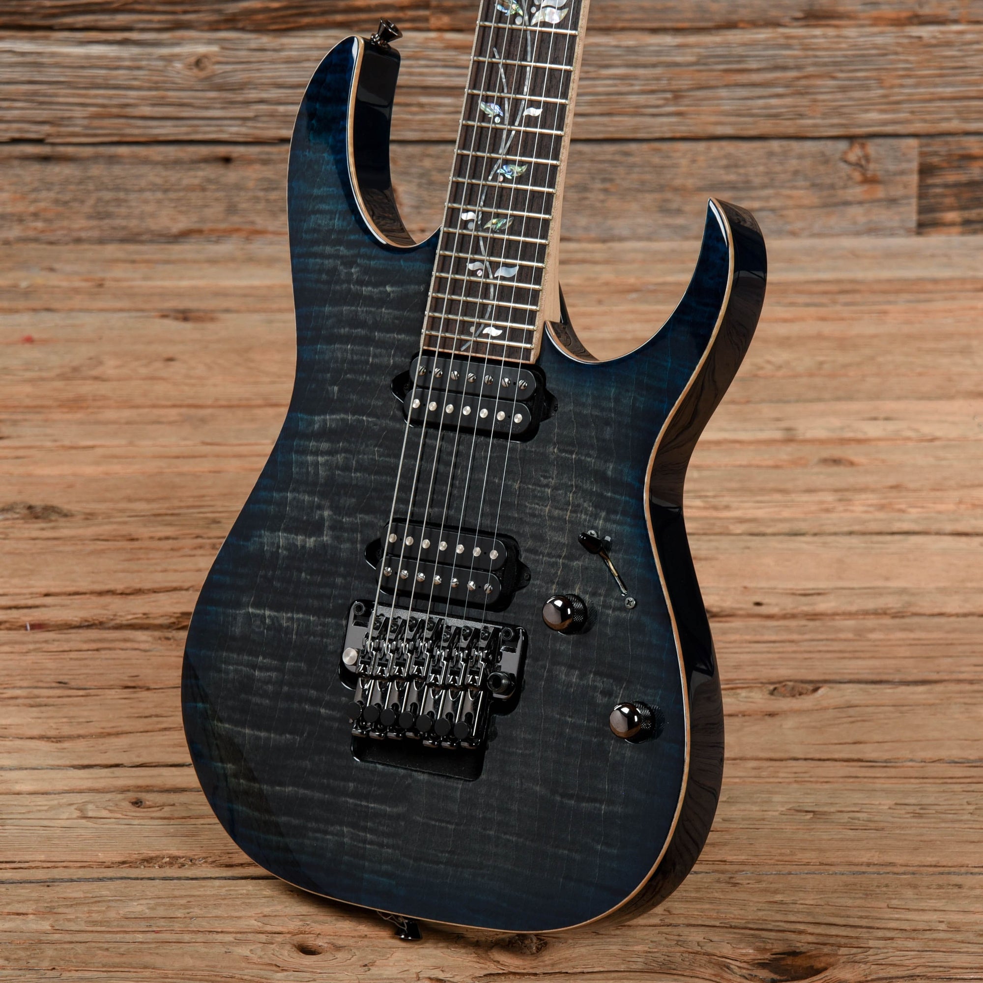 Ibanez RG8527Z J. Custom Blue Burst – Chicago Music Exchange