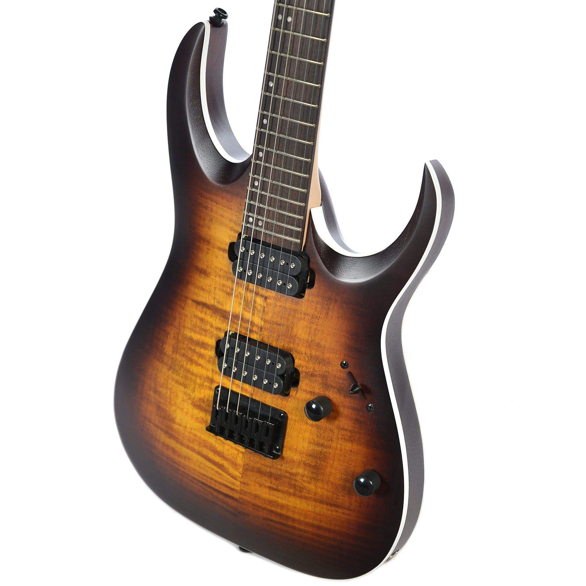 Ibanez RGA42FM Dragon Eye Burst Flat – Chicago Music Exchange