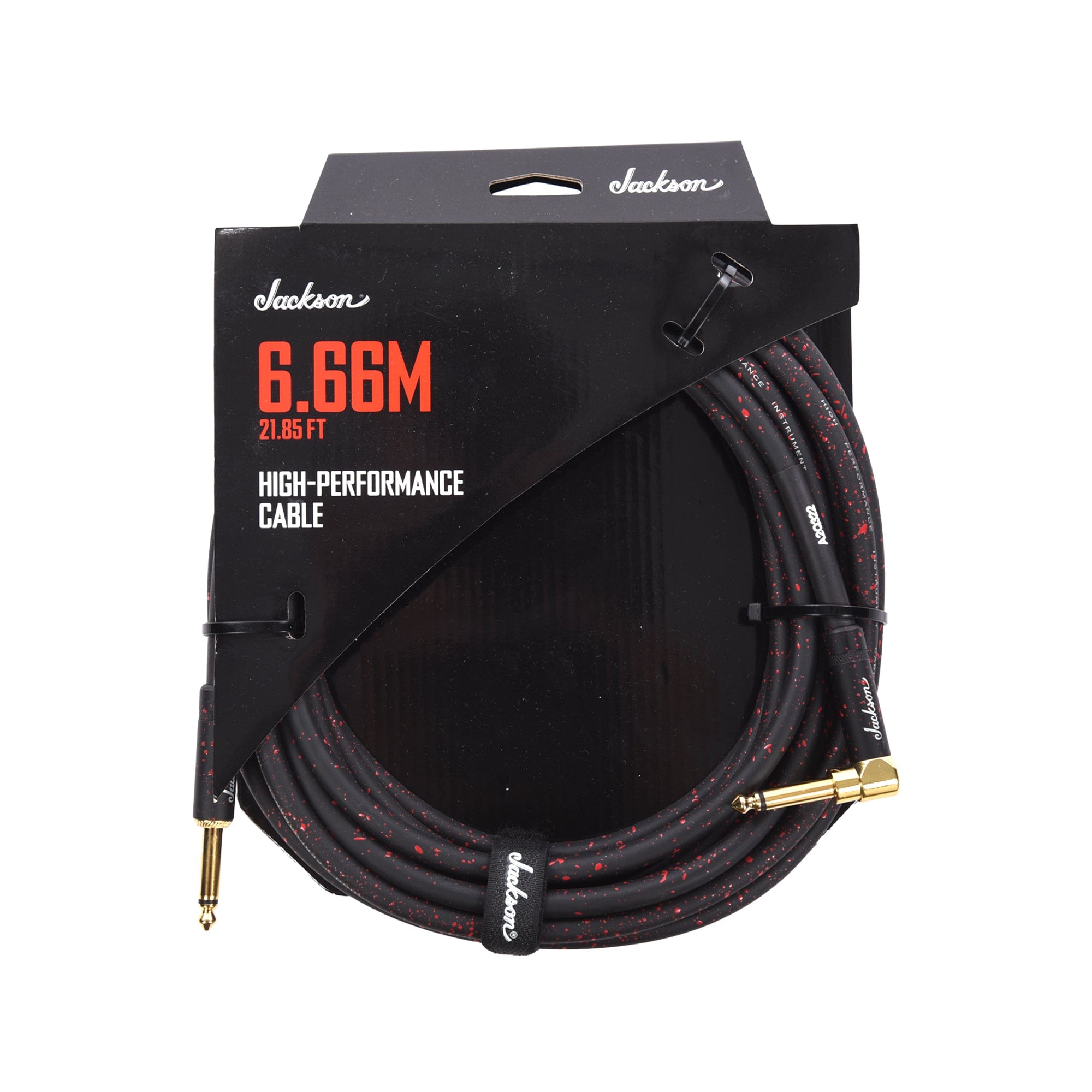 Jackson High Performance Cable, Black and Red, 21.85' (6.66 m ...