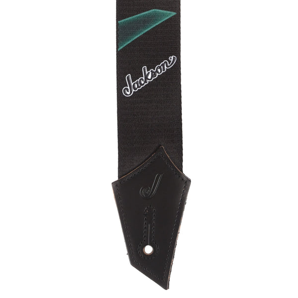 Jackson Headstock Black/Green Strap – Chicago Music Exchange