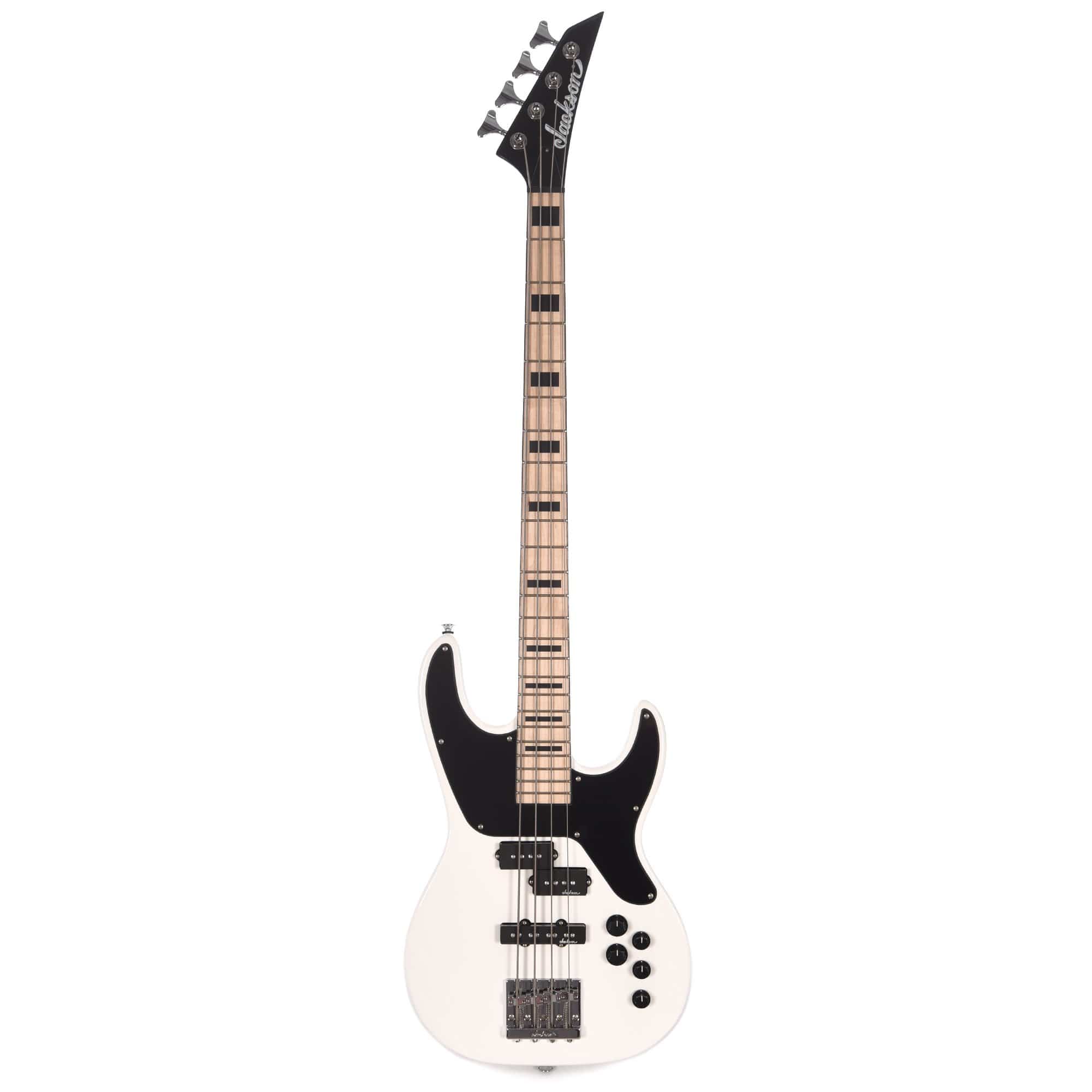Jackson X Series CBXNTM IV Bass Snow White – Chicago Music Exchange