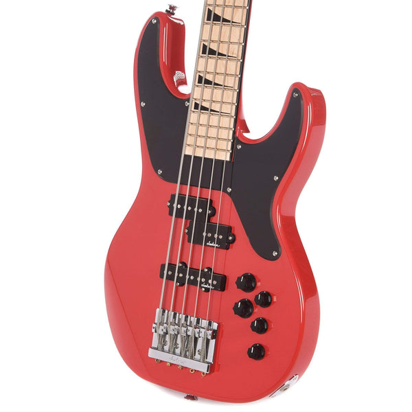 Jackson X Series CBXNTM V Bass Fiesta Red – Chicago Music Exchange