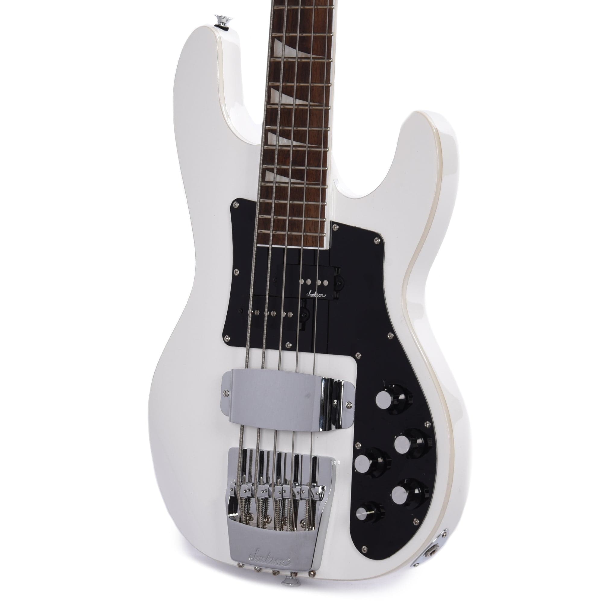 Jackson X Series Concert Bass CBX DX V Snow White – Chicago Music Exchange