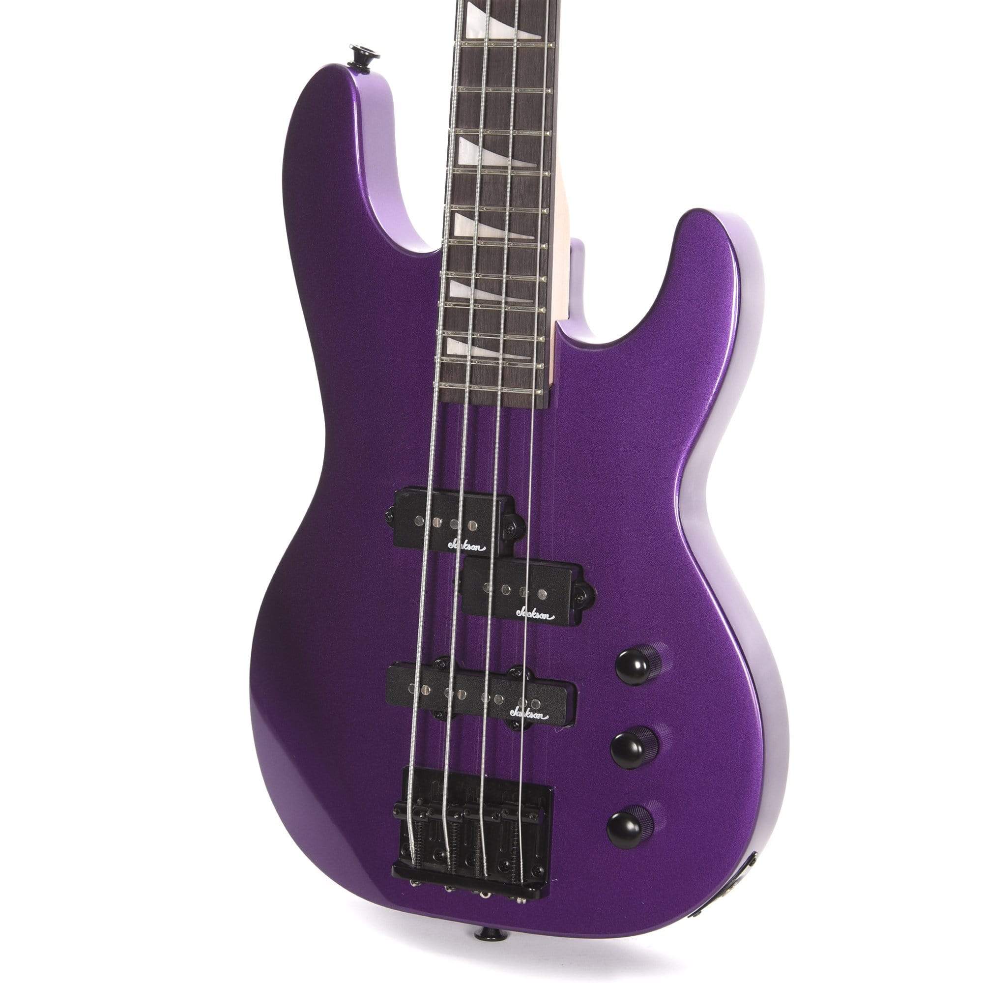 Jackson JS1X Concert Bass Minion Pavo Purple – Chicago Music Exchange