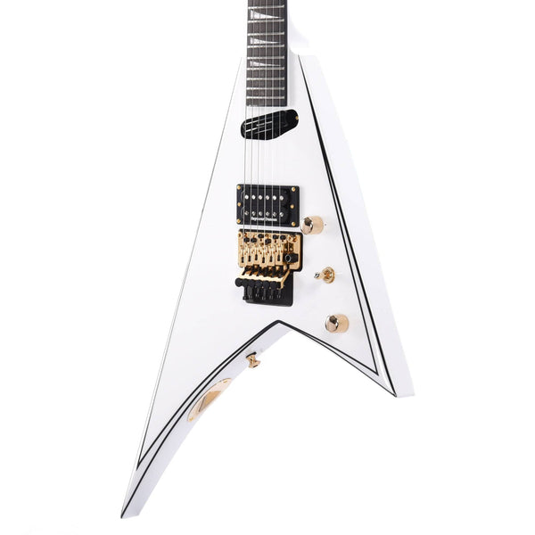 Jackson Concept Series Rhoads RR24 HS White w/Black Pinstripes ...