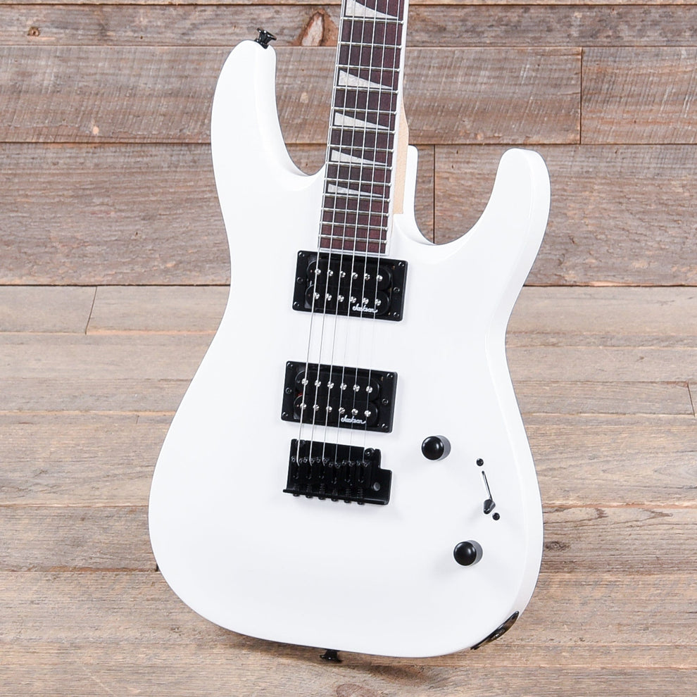 Jackson JS Series Dinky Arch Top JS22 Snow White – Chicago Music Exchange