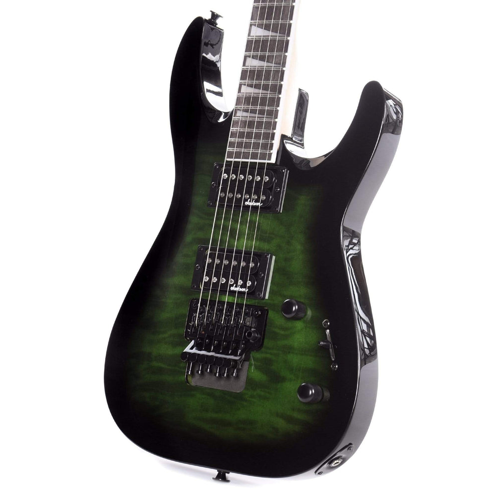 Jackson JS Series Dinky Arch Top JS32Q DKA Transparent Green Burst ...
