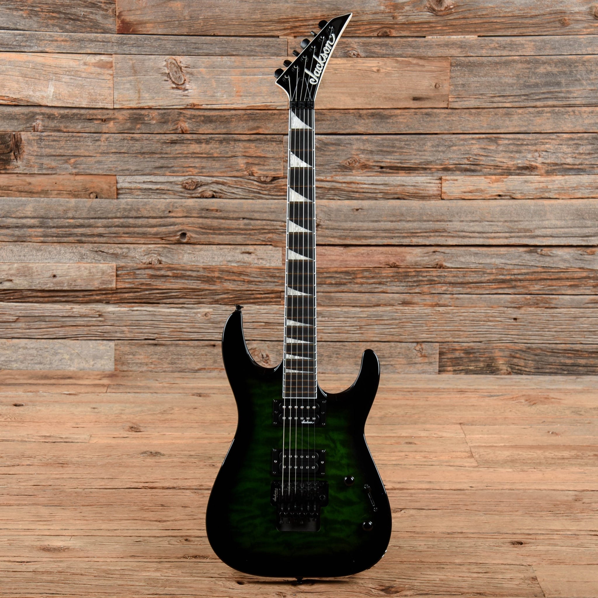 Jackson JS Series JS32Q DKA Dinky Archtop Transparent Green 2021 ...