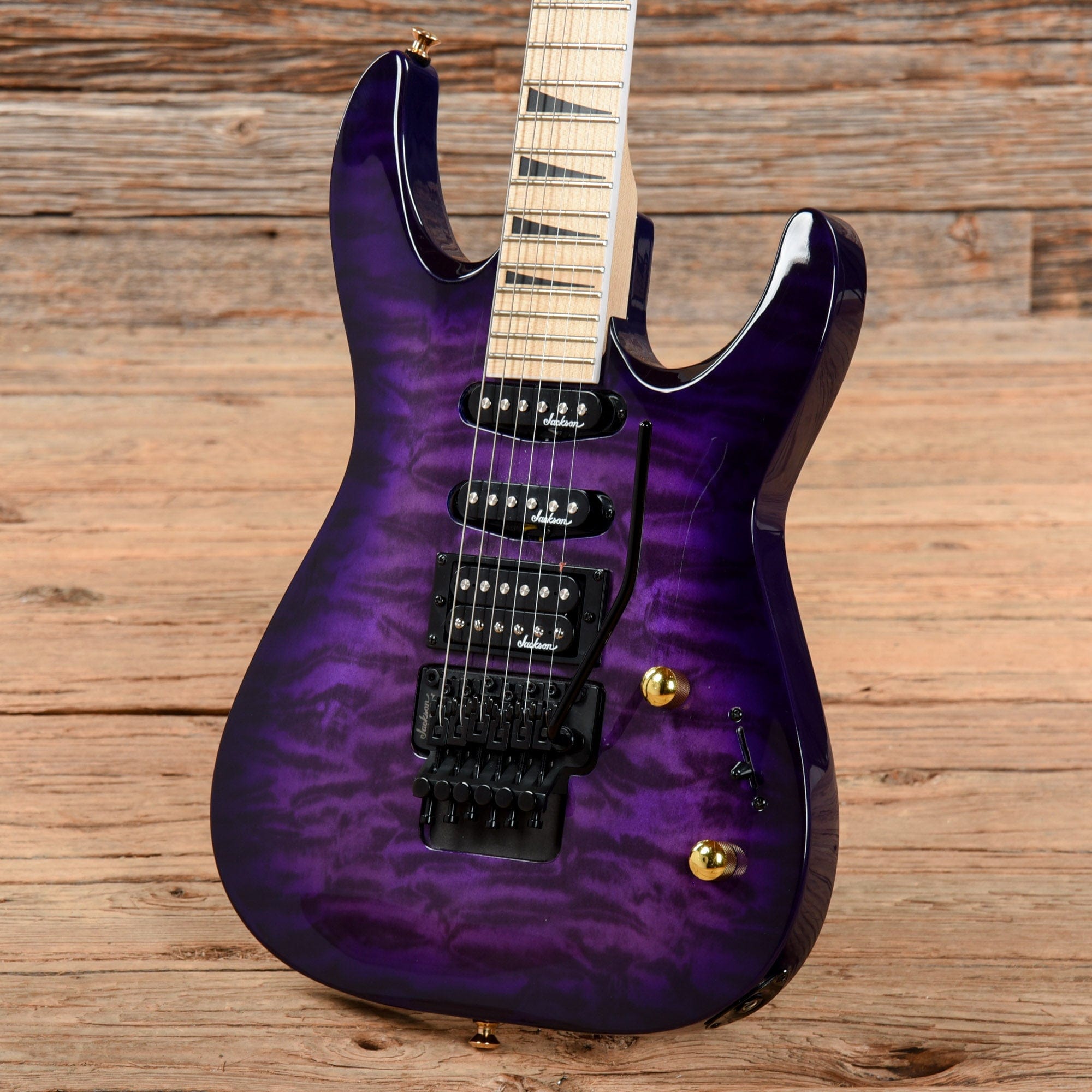 Jackson JS Series JS34Q DKA-M Dinky Archtop Transparent Purple 2021 ...