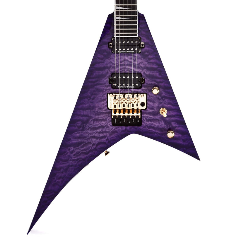 Jackson Pro Series Rhoads RR24Q Transparent Purple – Chicago Music Exchange
