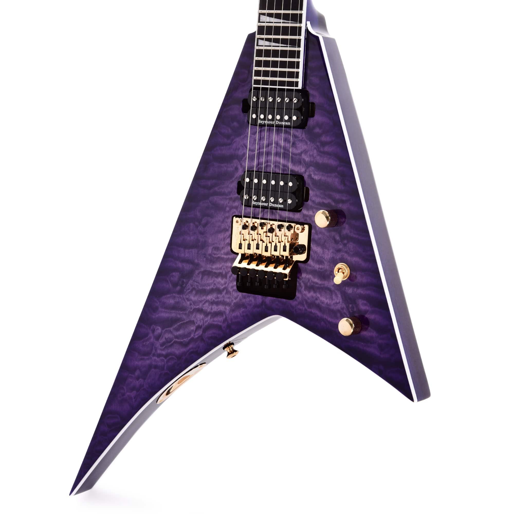 Jackson Pro Series Rhoads RR24Q Transparent Purple – Chicago Music Exchange