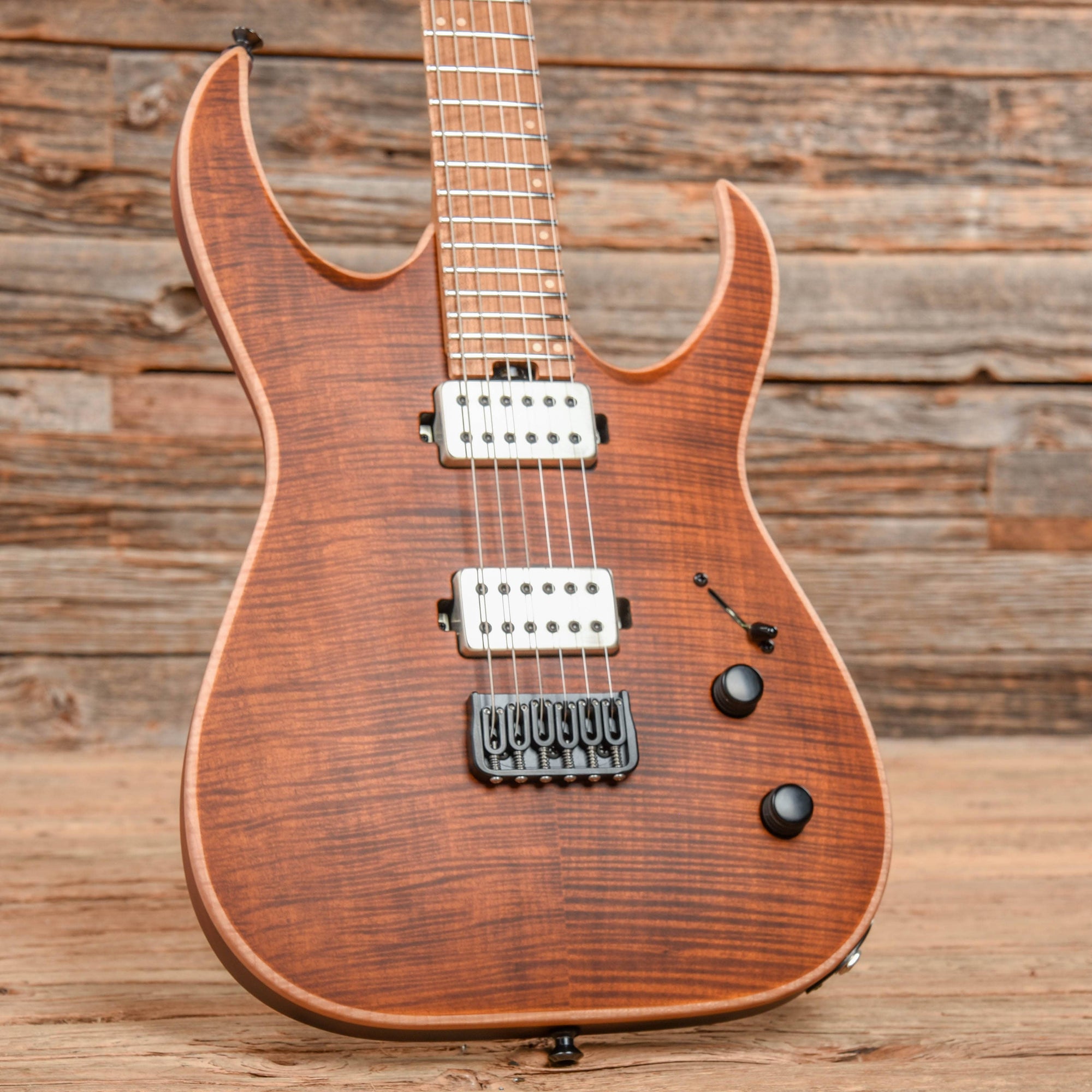 Jackson USA Series Misha Mansoor Signature Juggernaut HT6FM Satin Ambe – Chicago Music Exchange