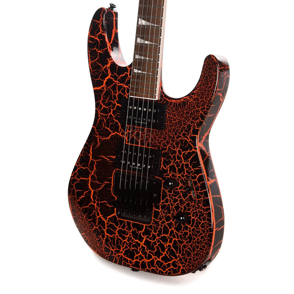 Jackson X Series Soloist SLX Neon Orange Crackle – Chicago Music Exchange