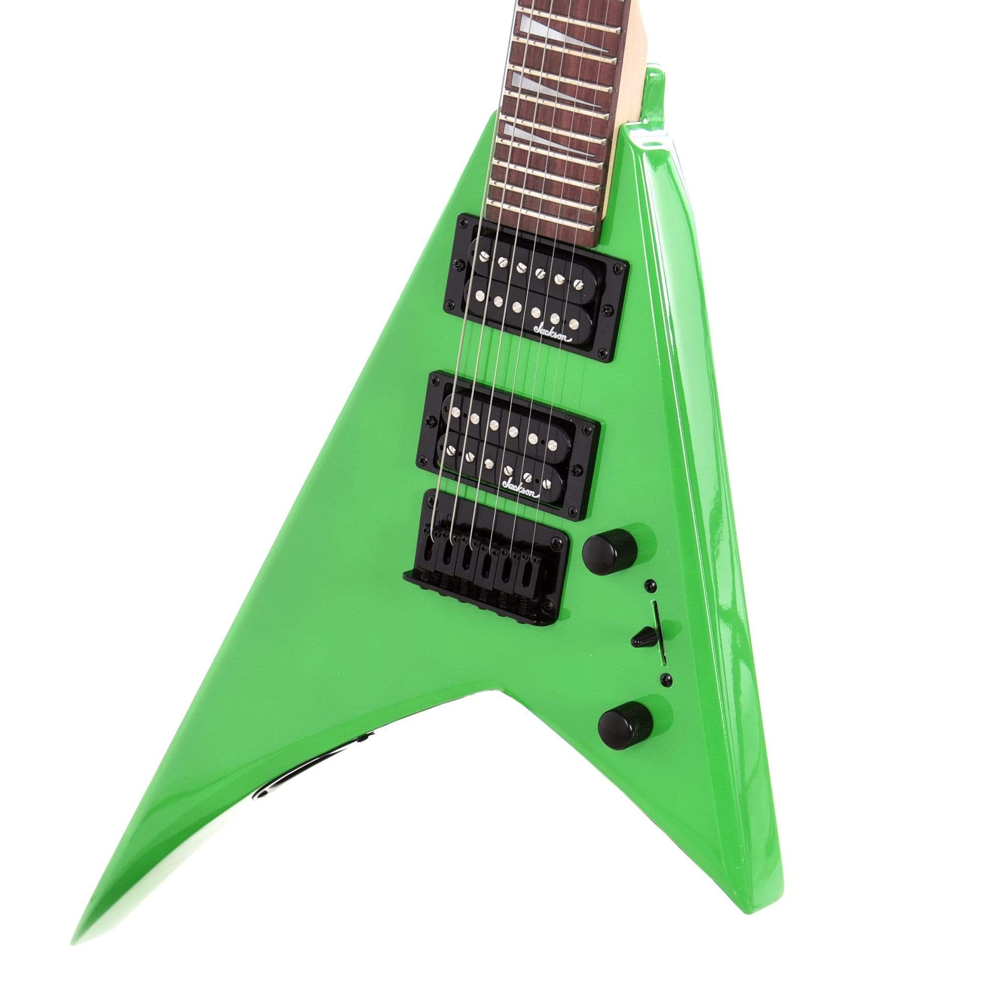Jackson JS1X Randy Rhoads Minion Neon Green – Chicago Music Exchange