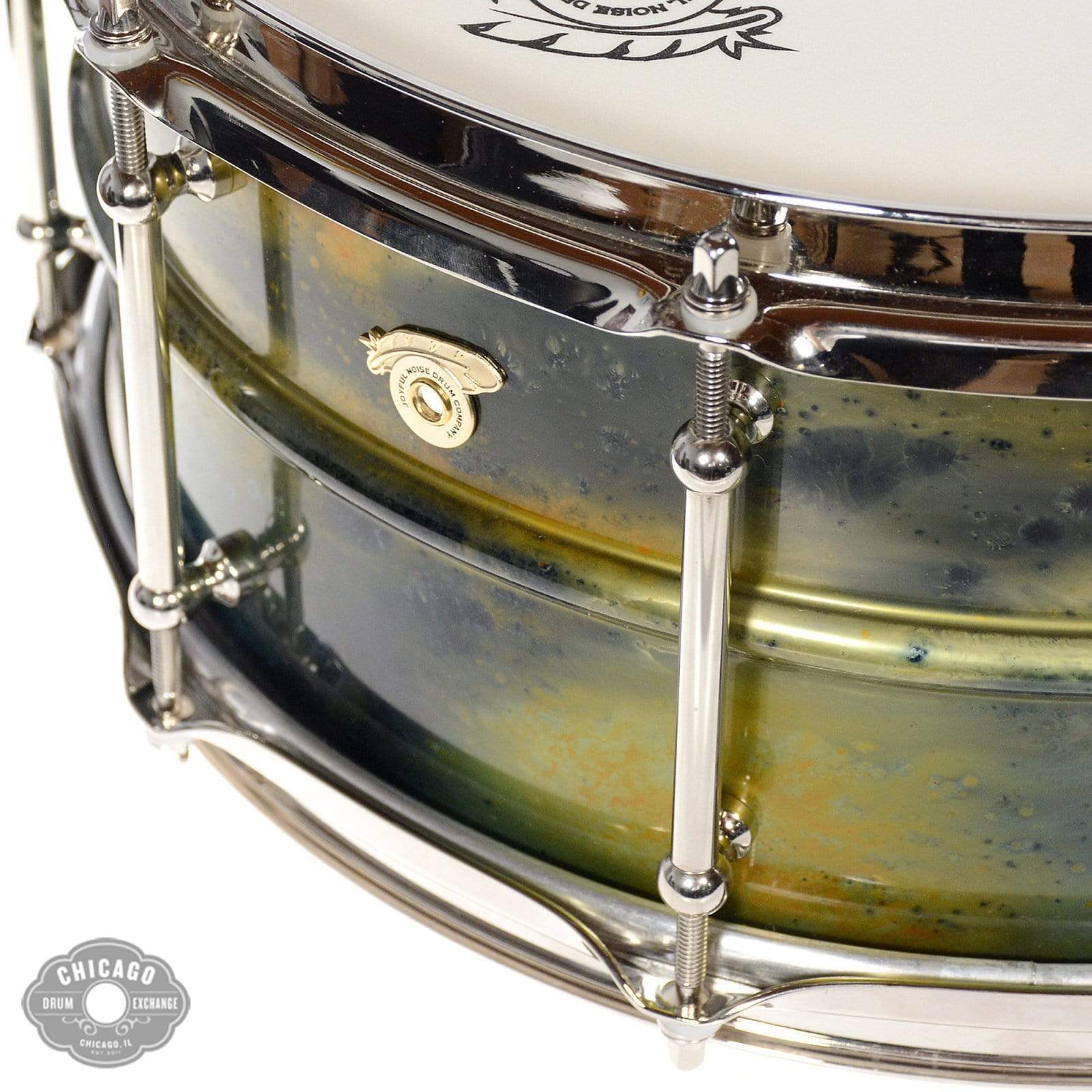 Joyful Noise 6.5x14 Luminary Aluminum Clear Shell Snare Drum – Chicago ...