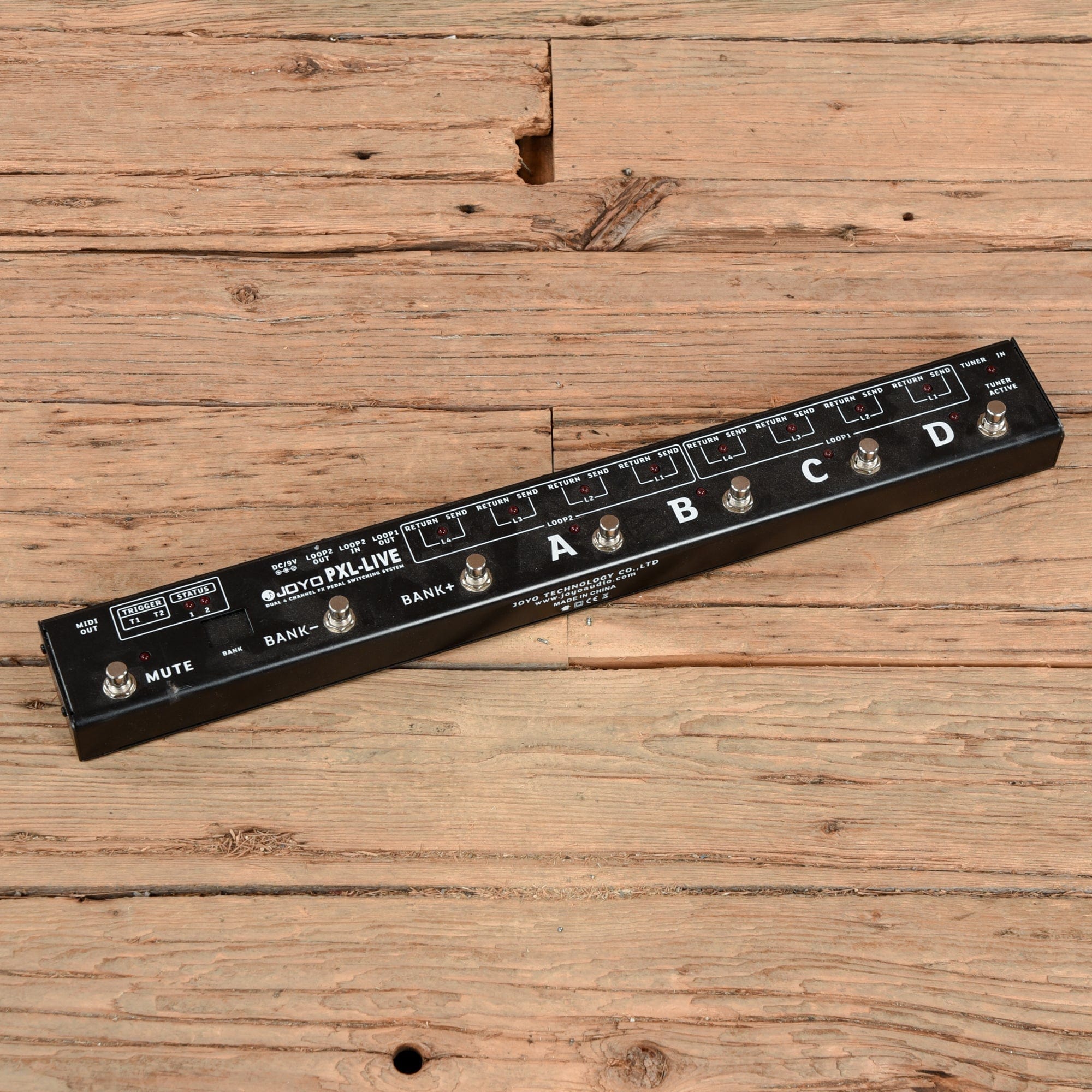 Joyo PXL-Live Dual 4-Channel Pedal Switcher – Chicago Music Exchange