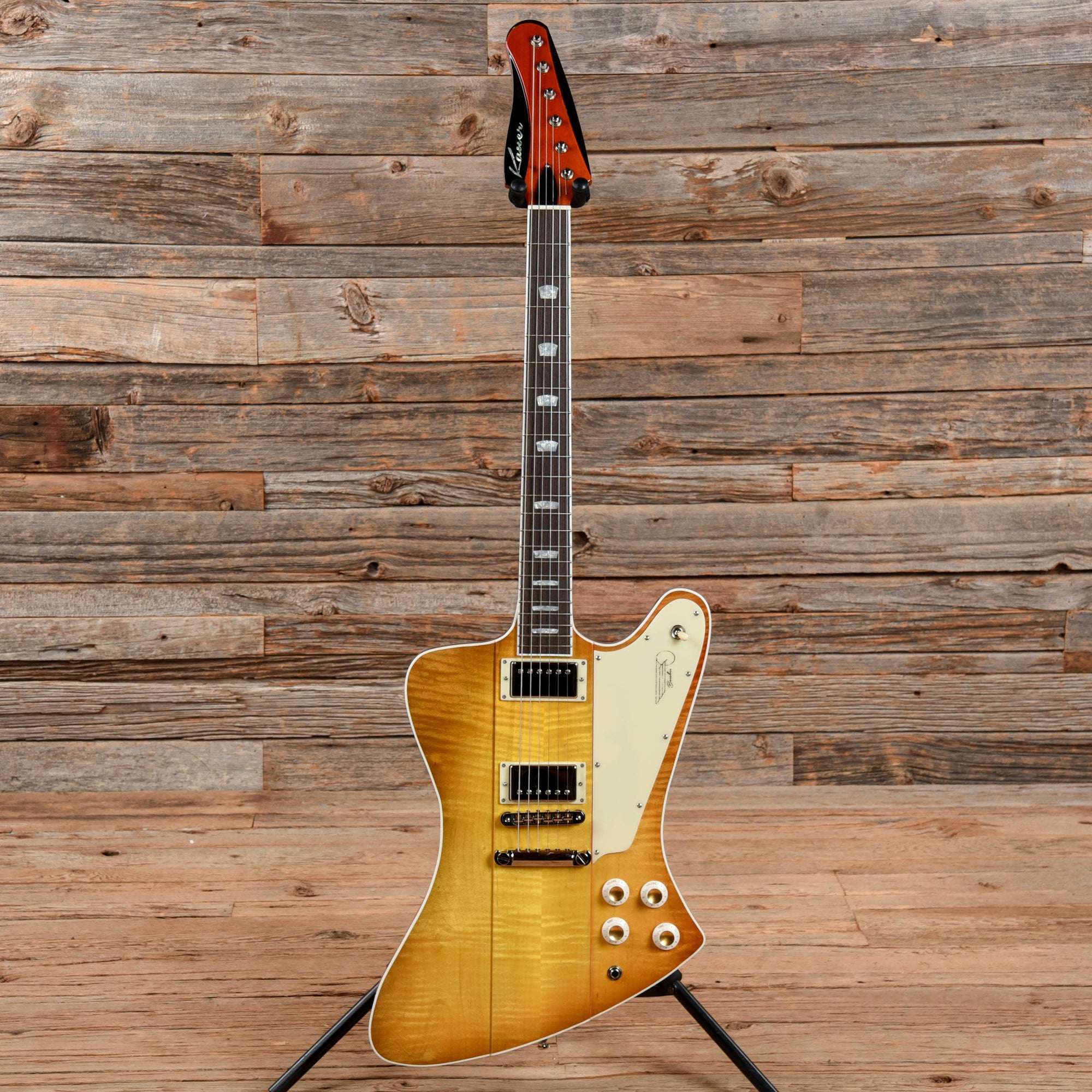 Kauer Banshee Deluxe Green Lemon Burst – Chicago Music Exchange