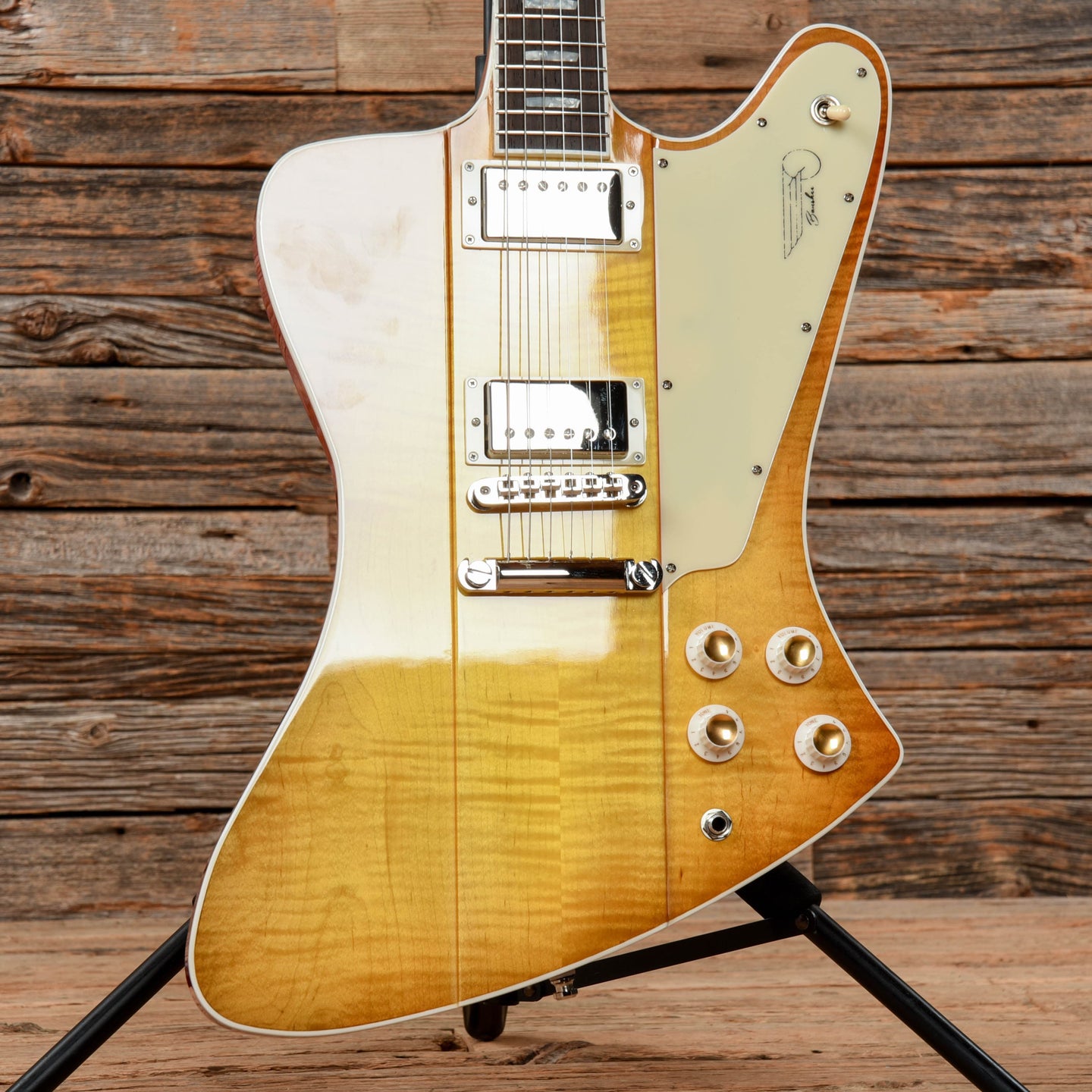 Kauer Banshee Deluxe Green Lemon Burst – Chicago Music Exchange