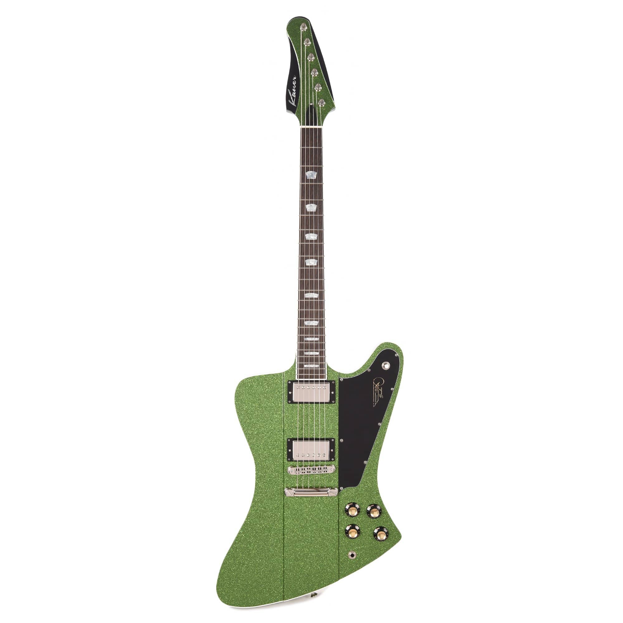 Kauer Banshee Standard Moss Green Flake w/Wolfetone KauerBuckers ...