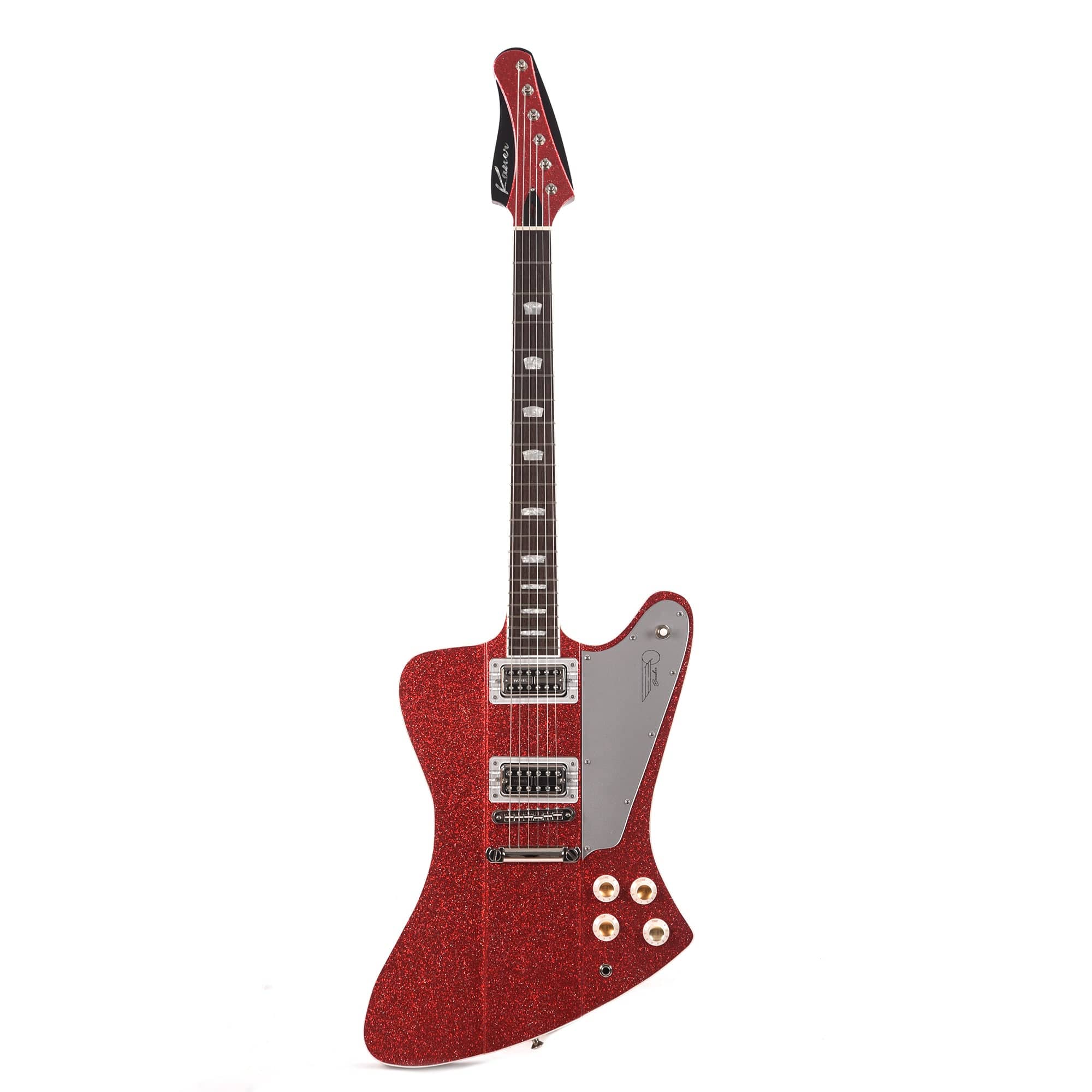 Kauer Banshee Standard Red Sparkle w/TV Jones Powertron Pickups ...