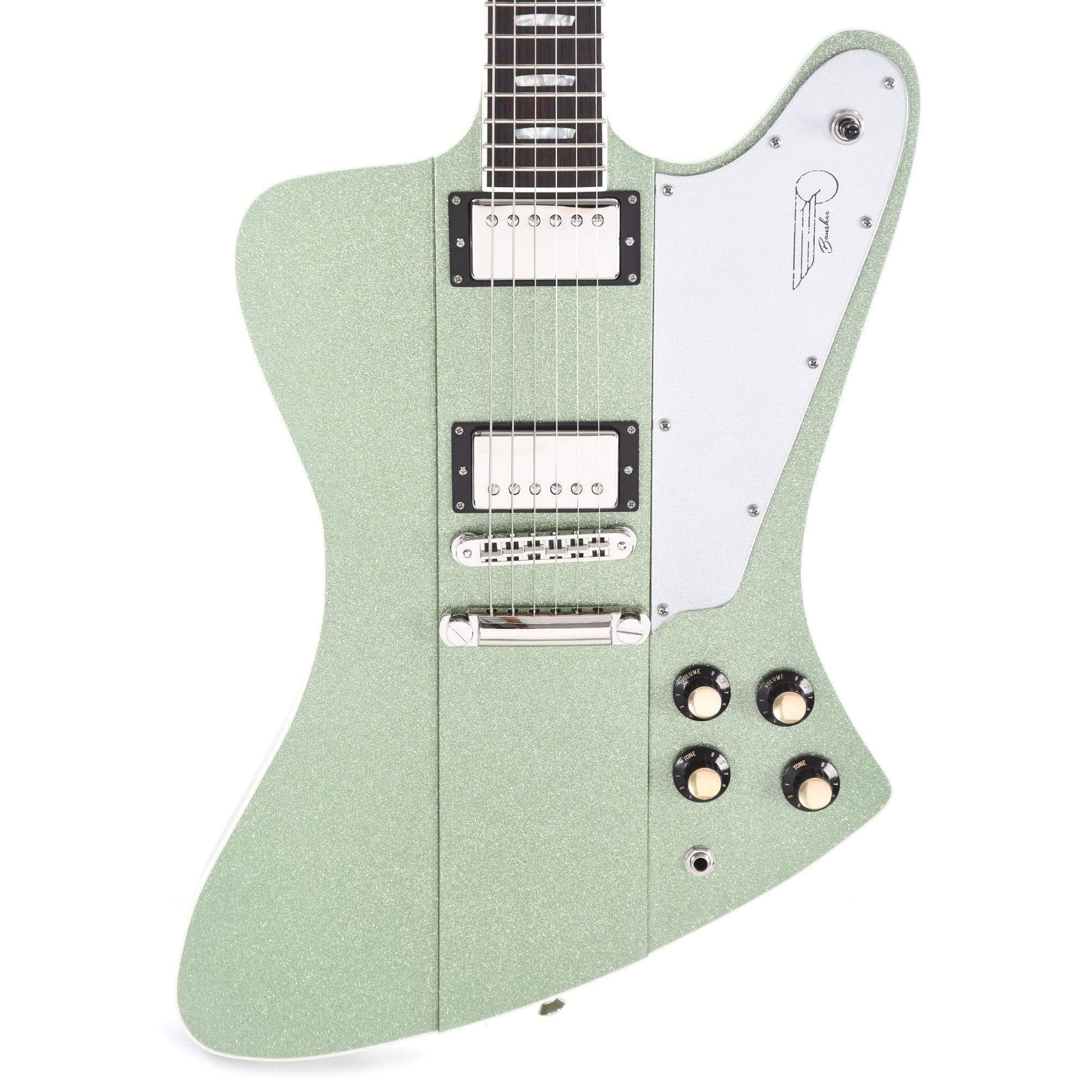 Kauer Banshee Standard Seafoam Green Flake w/Wolfetone KauerBuckers ...