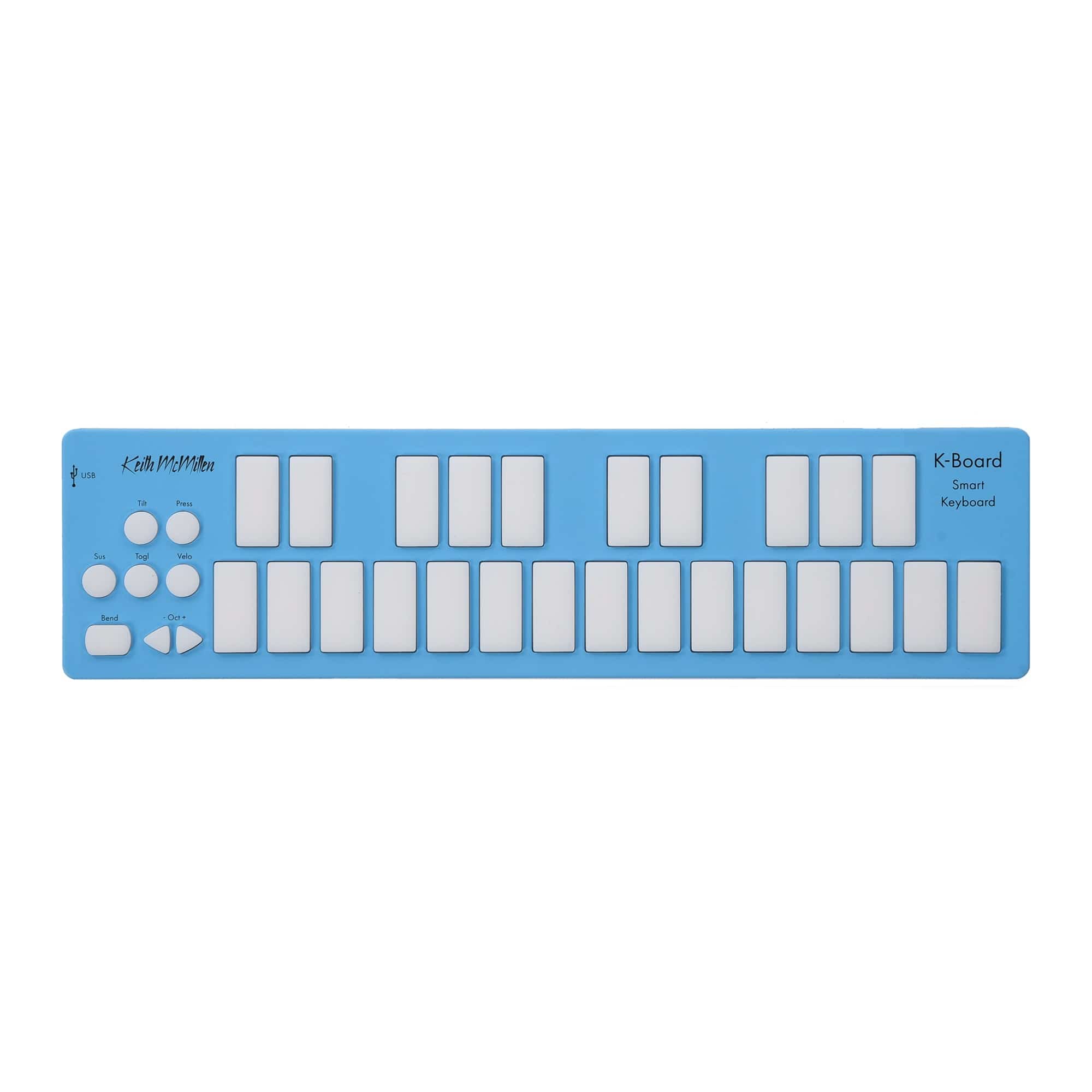 Keith McMillen K-Board USB MIDI Mini Keyboard Controller Aqua – Chicago ...