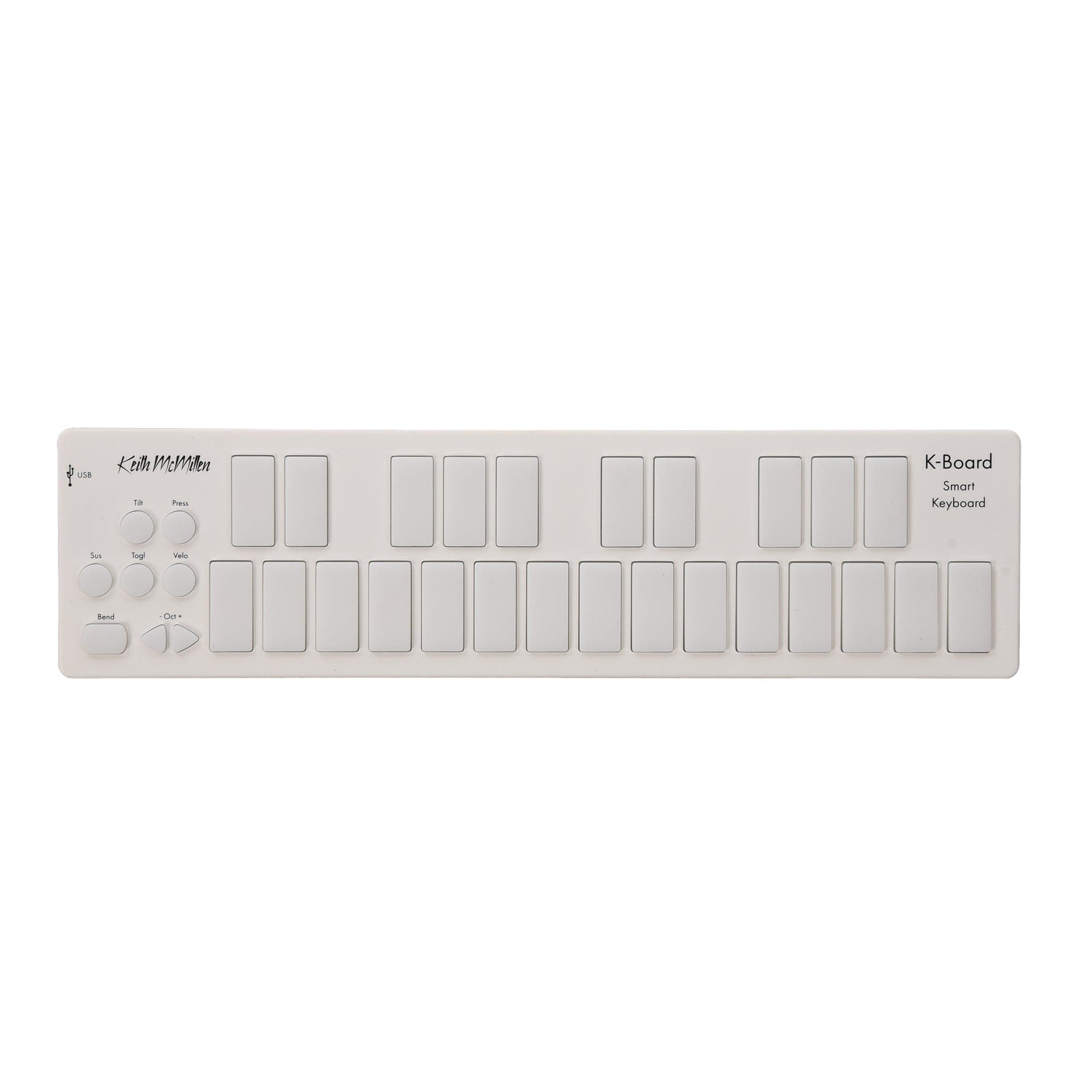 Keith McMillen K-Board USB MIDI Mini Keyboard Controller Snow – Chicago ...