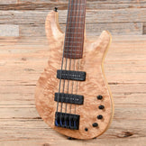 Ken Lawrence Exotic 5-String Fretless Bass Natural – Chicago Music Exchange