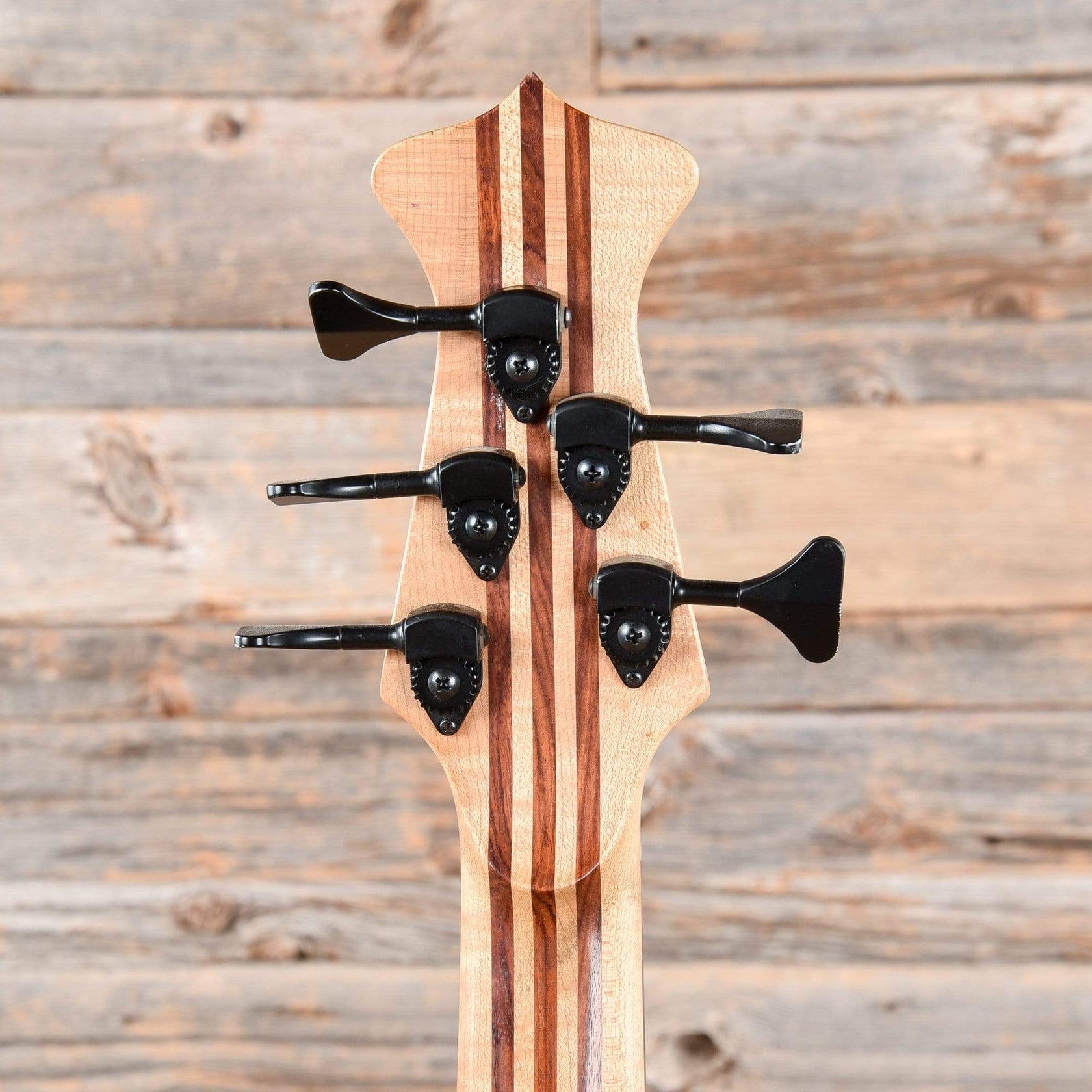 Ken Lawrence Exotic 5-String Fretless Bass Natural – Chicago Music Exchange