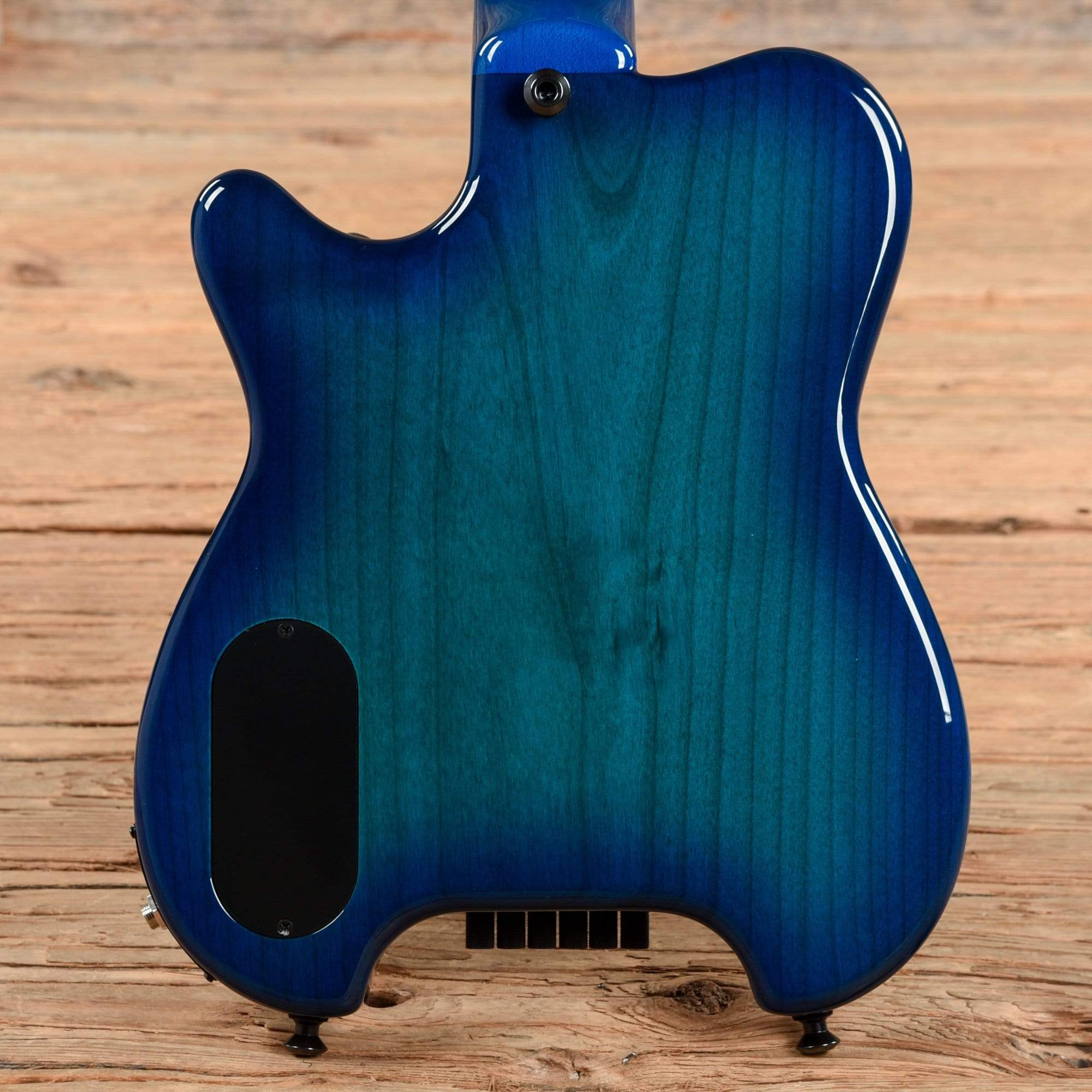 Kiesel Alan Holdsworth Headless HH-2 Aqua Burst Flame Maple – Chicago ...