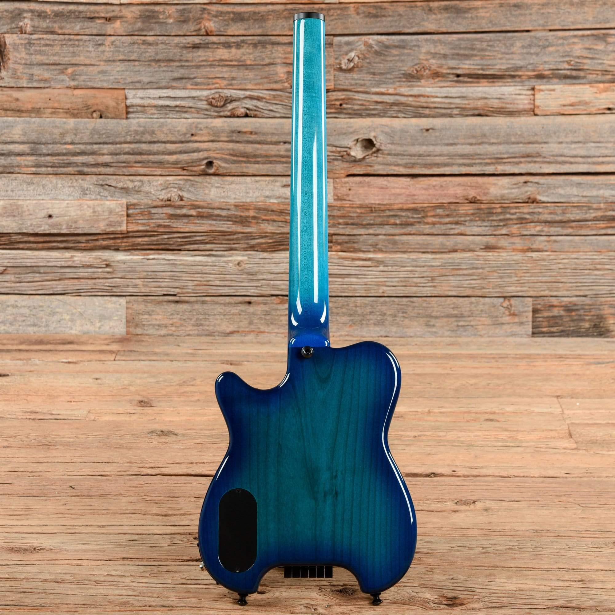 Kiesel Alan Holdsworth Headless HH-2 Aqua Burst Flame Maple – Chicago ...
