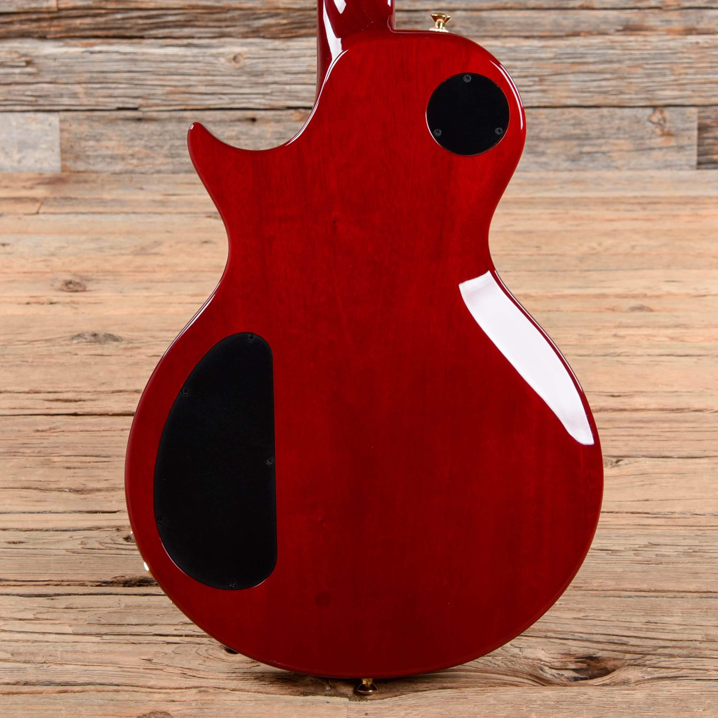 Kiesel CS624 California Single Cut Carved Top Cherry – Chicago Music ...