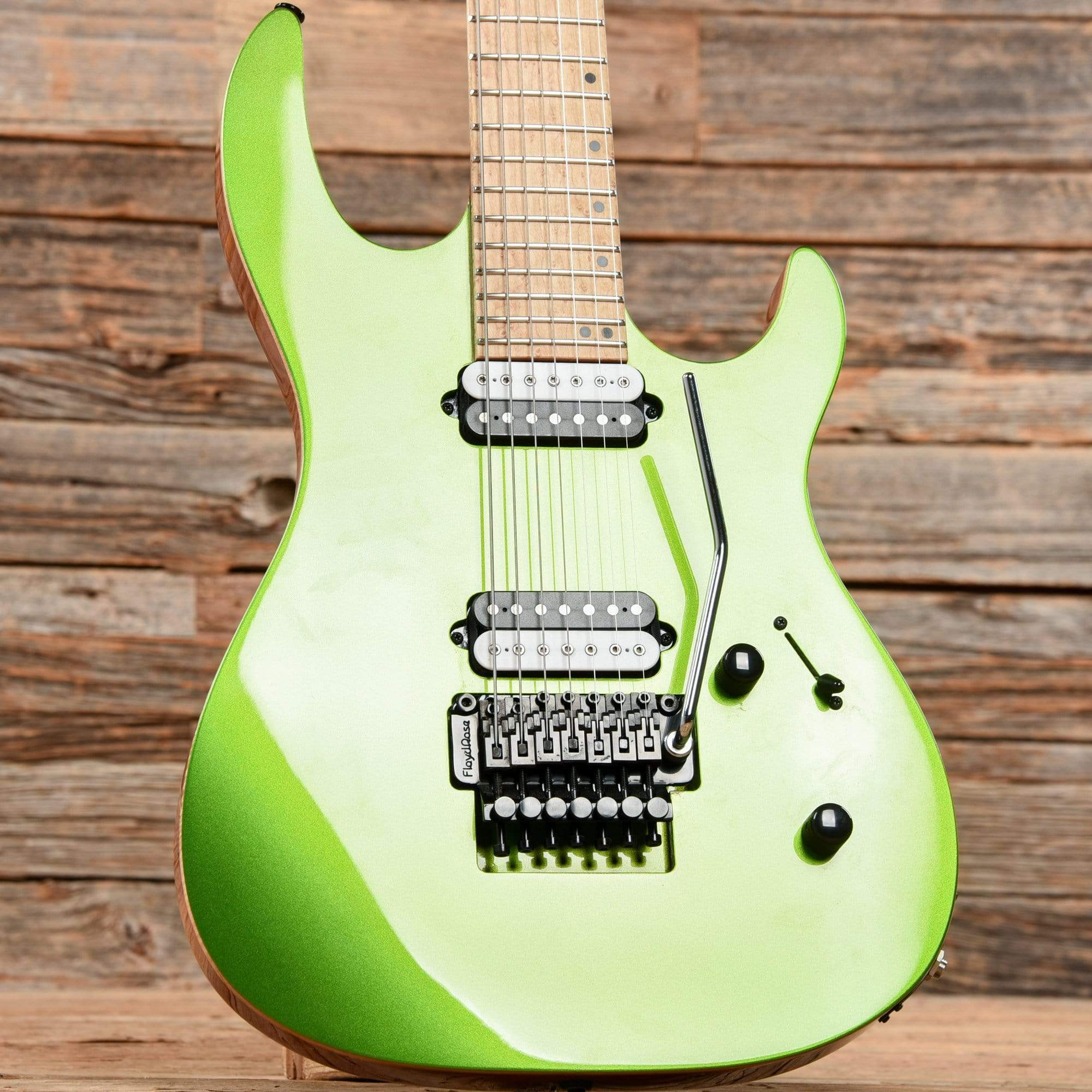 Kiesel DC7X Mahogany w/Maple Top Radiation Green Metallic 2013 ...