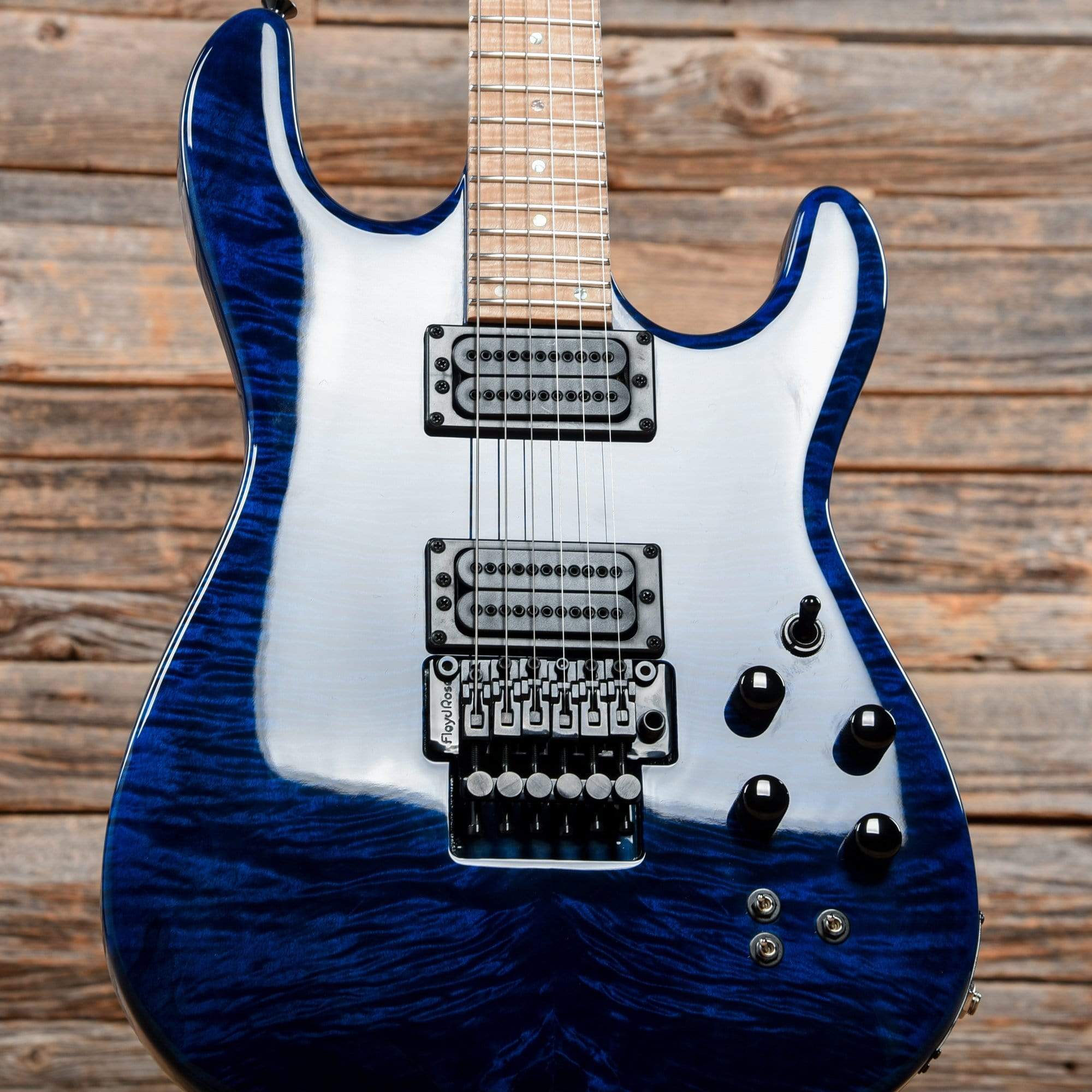 Kiesel JB200C Jason Becker Signature Blue Flame Maple – Chicago Music ...