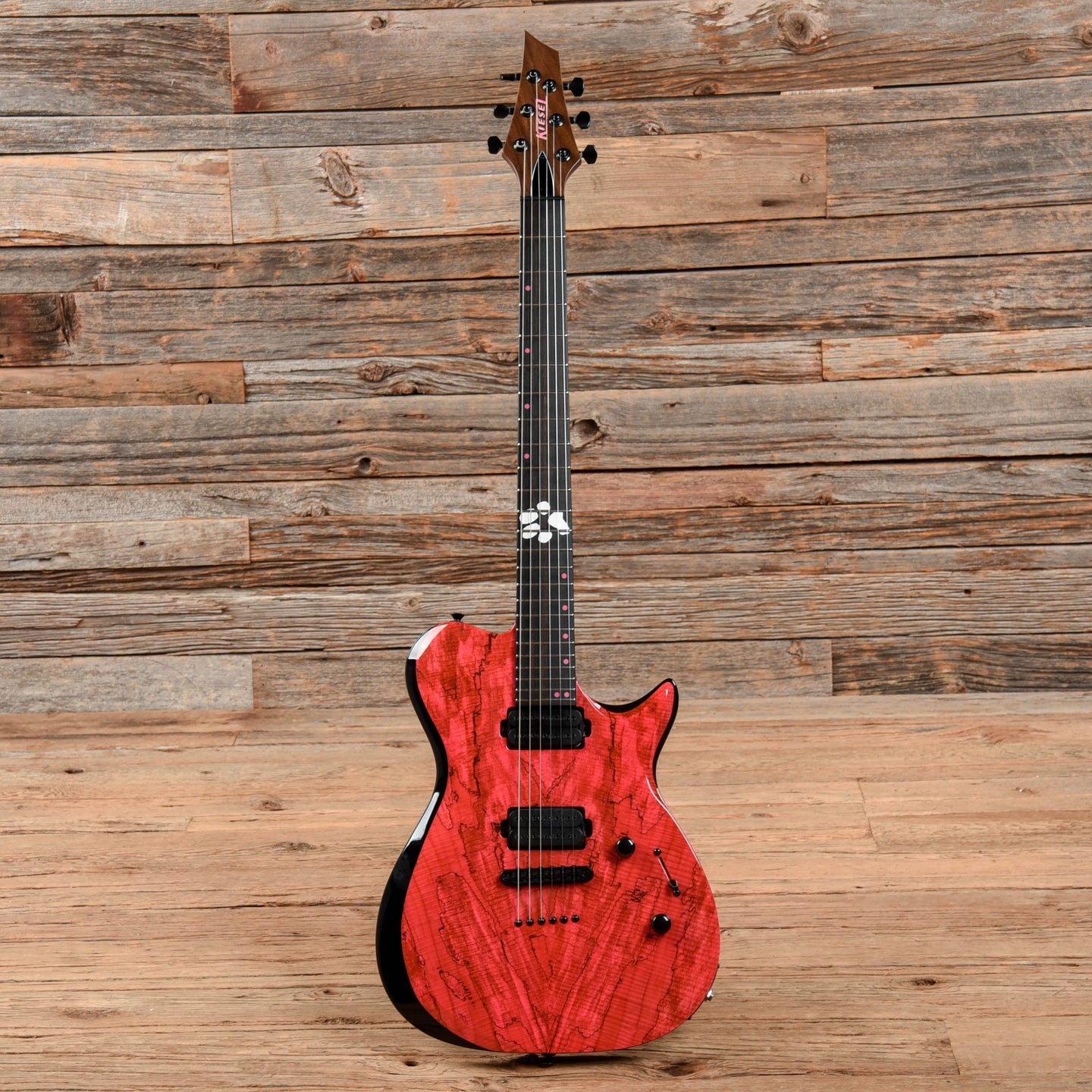 Kiesel SCB6 Transparent Pink 2021 – Chicago Music Exchange