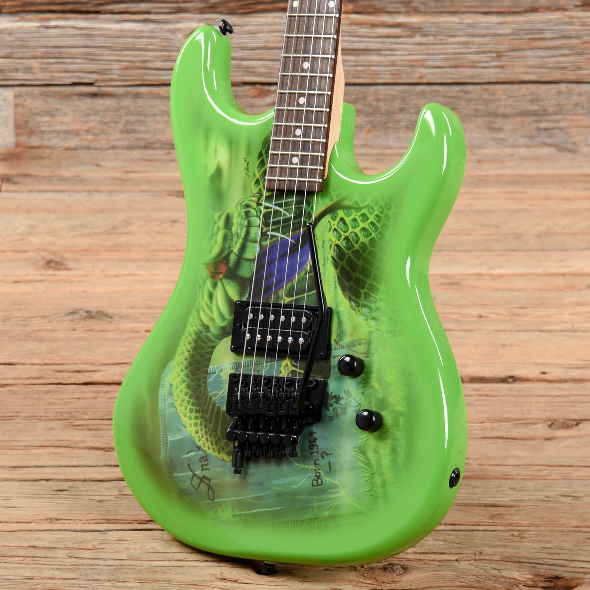 Kramer Snake Sabo Signature Baretta Green – Chicago Music Exchange