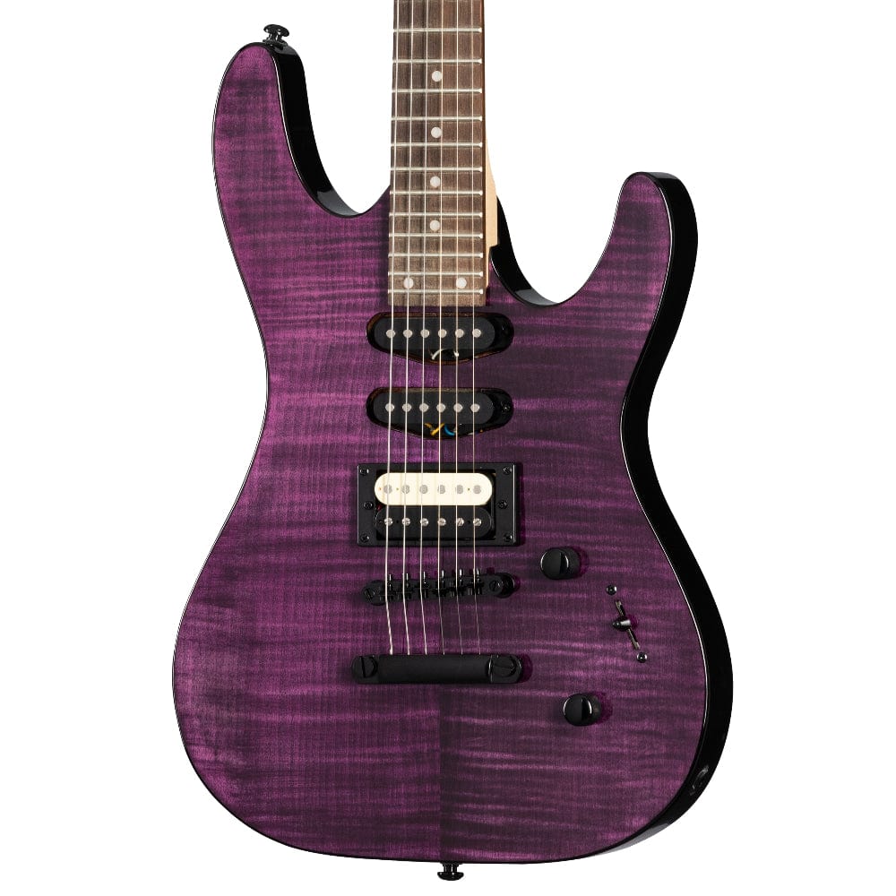 Kramer Striker Figured HSS Transparent Purple – Chicago Music Exchange