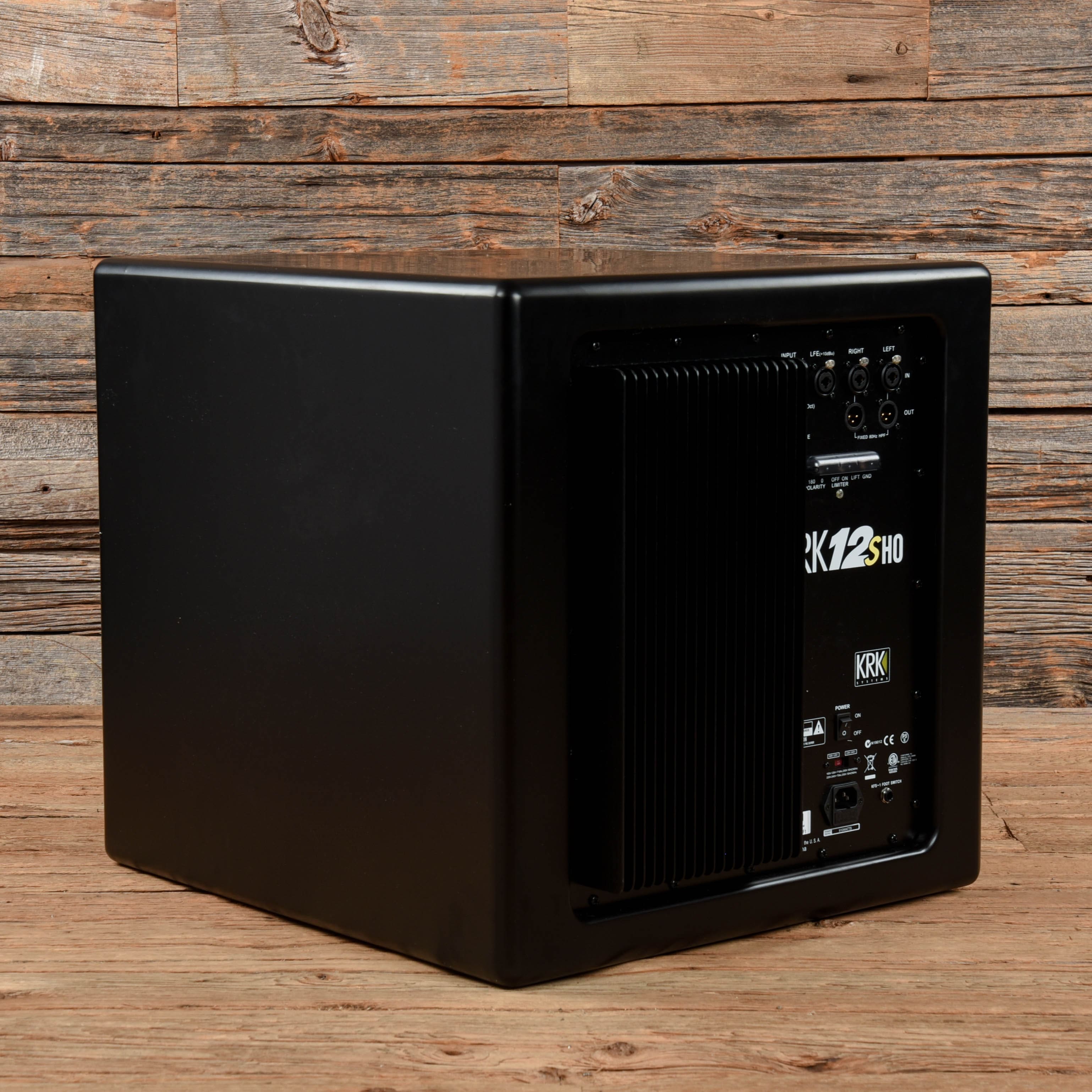 KRK 12sHO 12" Front Loaded Vented Powered Subwoofer – Chicago Music ...