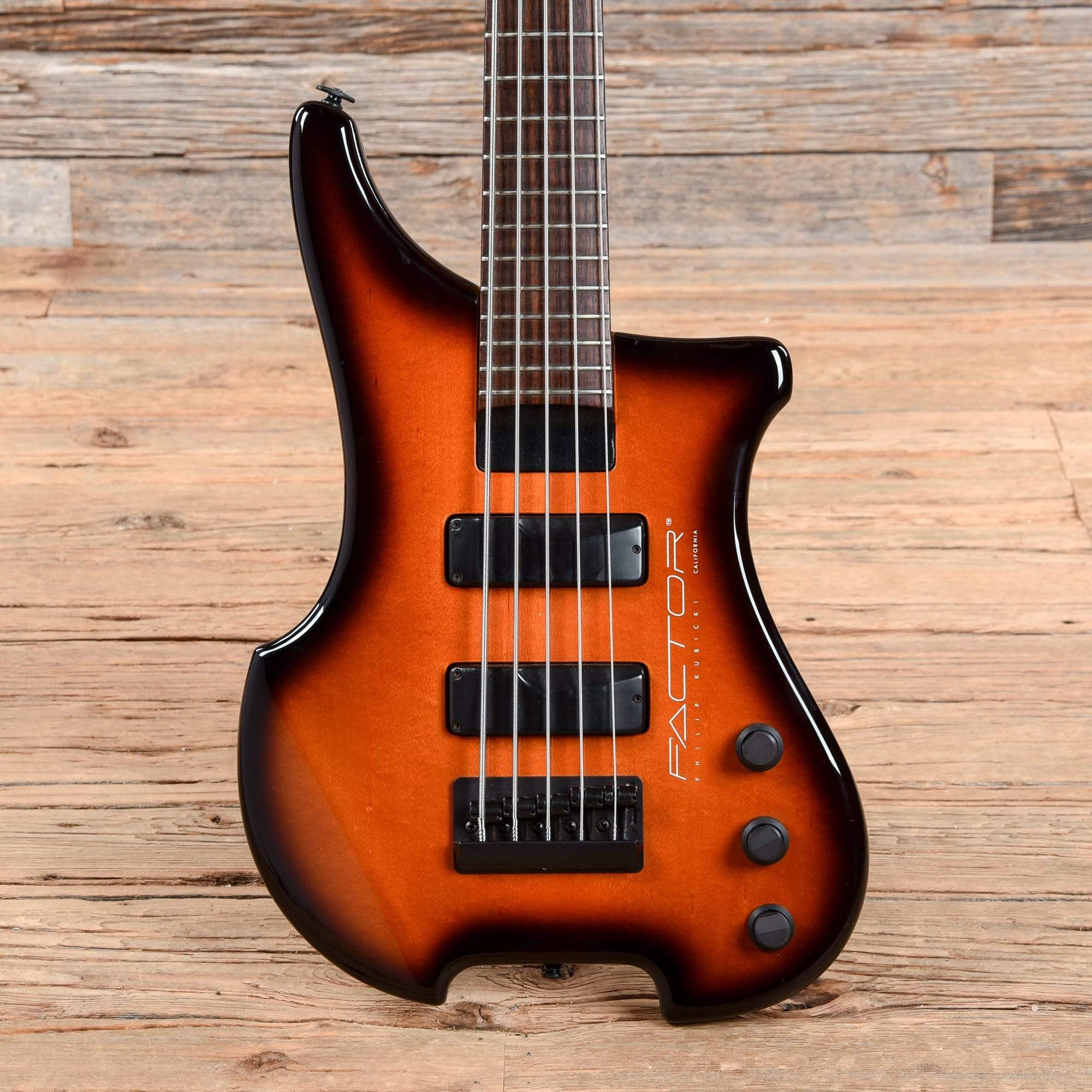 Kubicki Factor 5-String Sunburst 1995 – Chicago Music Exchange