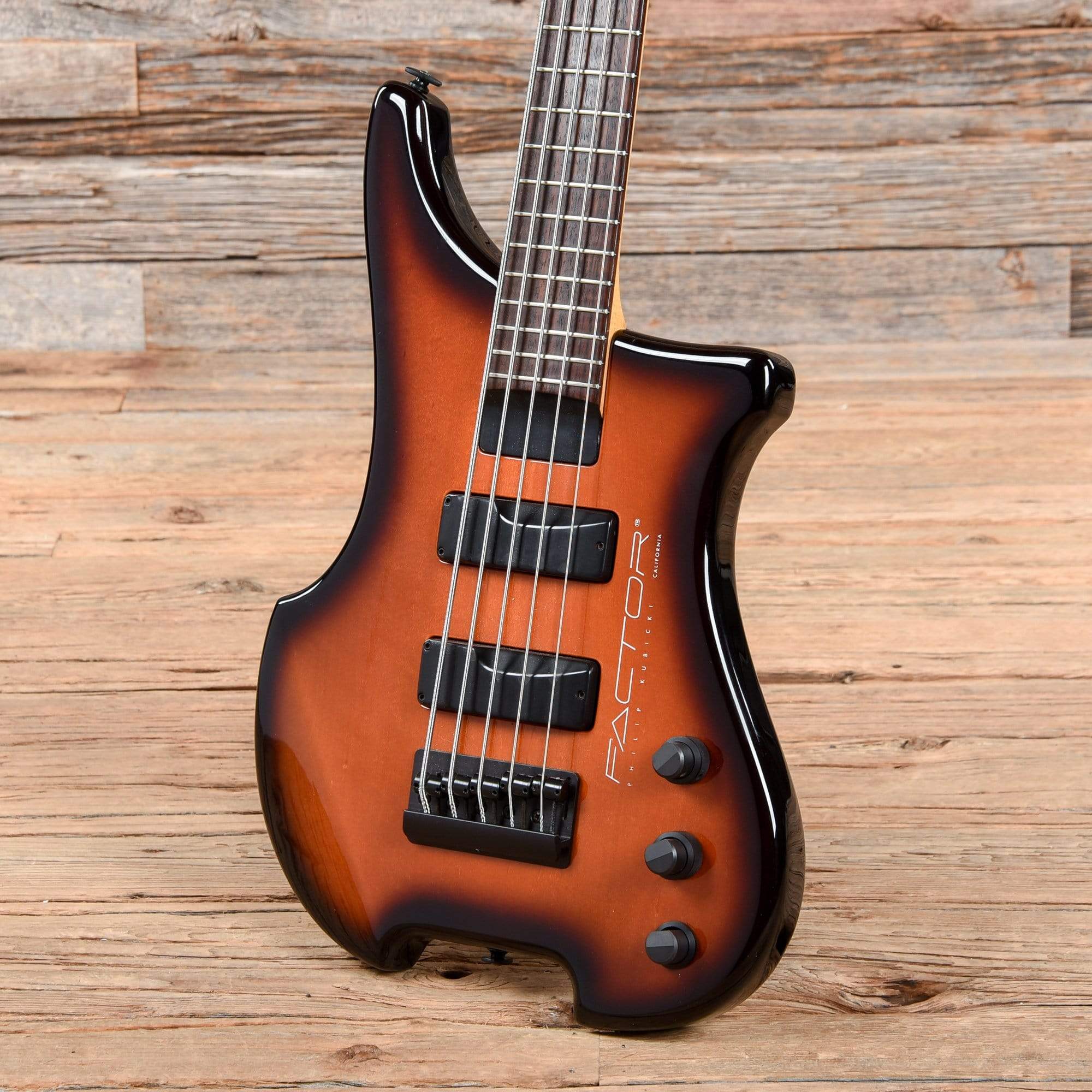 Kubicki Factor 5-String Sunburst 1995 – Chicago Music Exchange